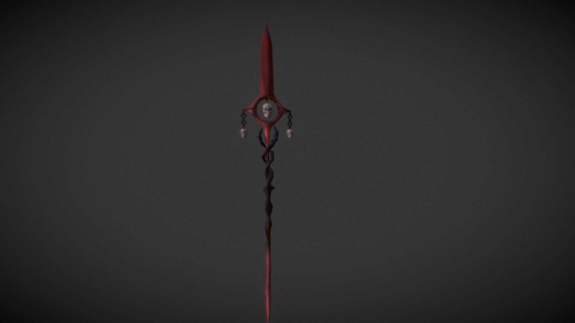 💀 INFERNAL SCEPTER 🔥 - 3D model by burakbudakdesign [08ff9de] - Sketchfab