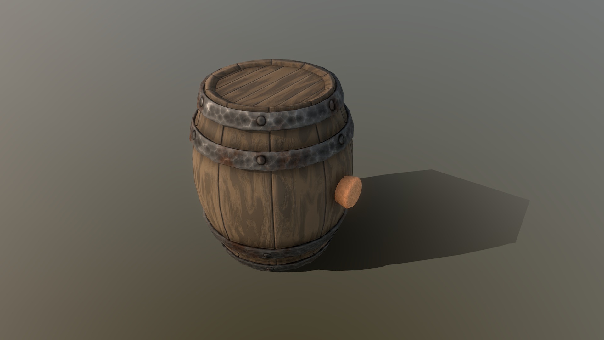 Stylized Barrel - 3D model by Bickles [090036f] - Sketchfab