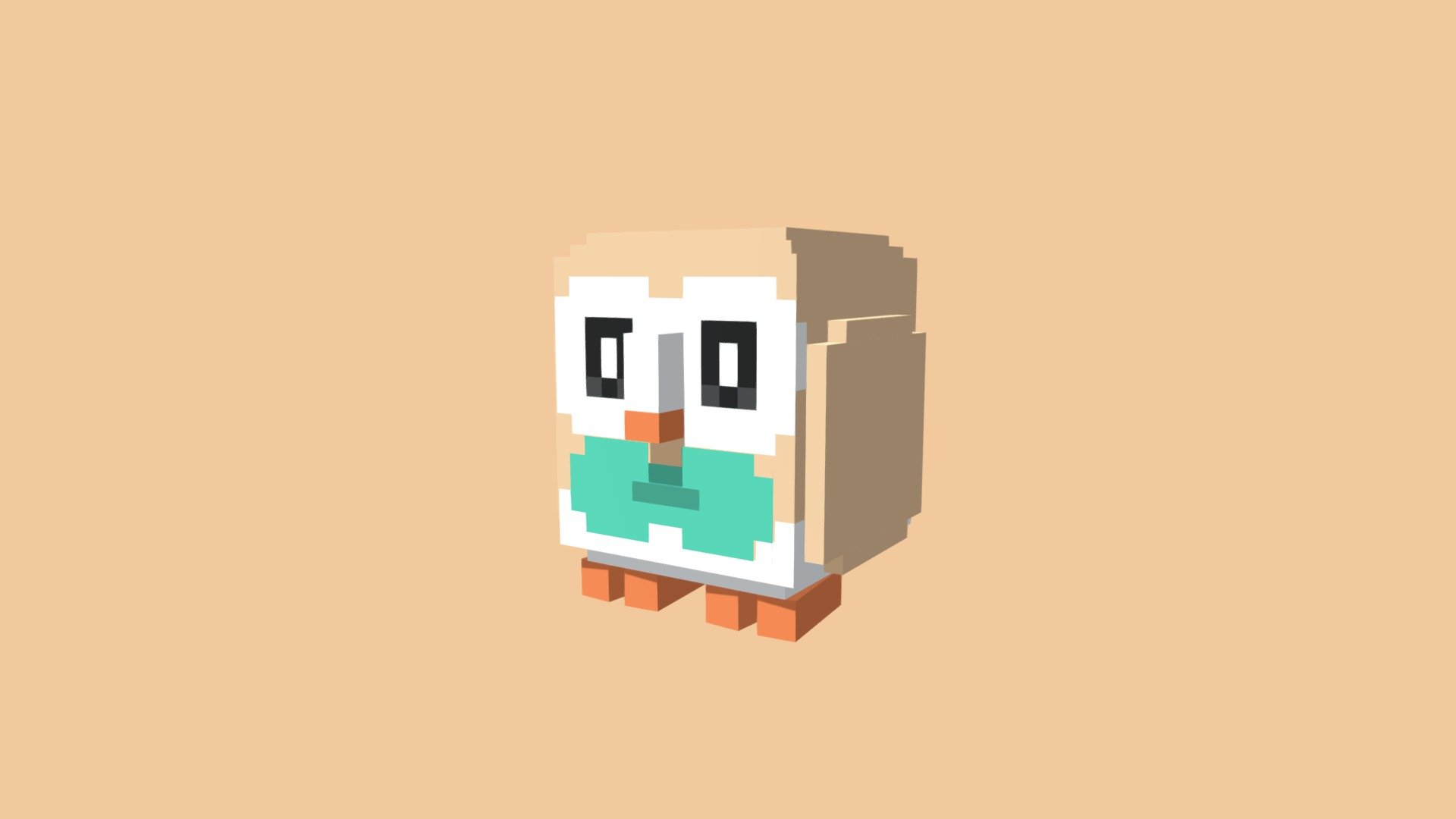 Rowlet - 3D model by marioplumer71 [09009c0] - Sketchfab