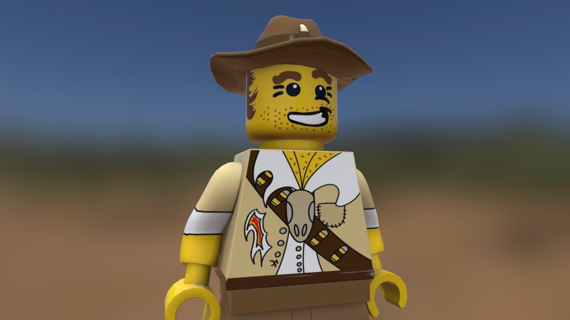 Low poly Lego Model with Textures - 3D model by Nairin [0900bb9 ...