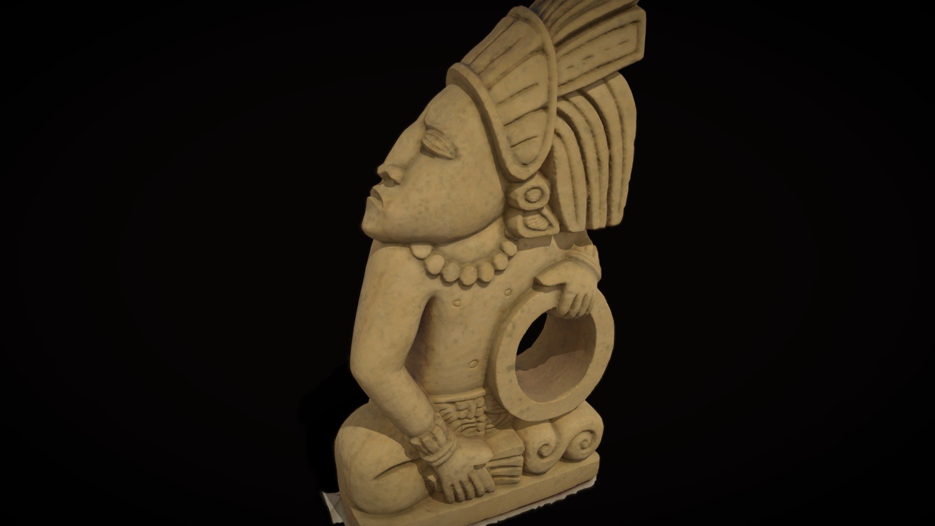 Modelo escultura maya - 3D model by tcp [0901802] - Sketchfab