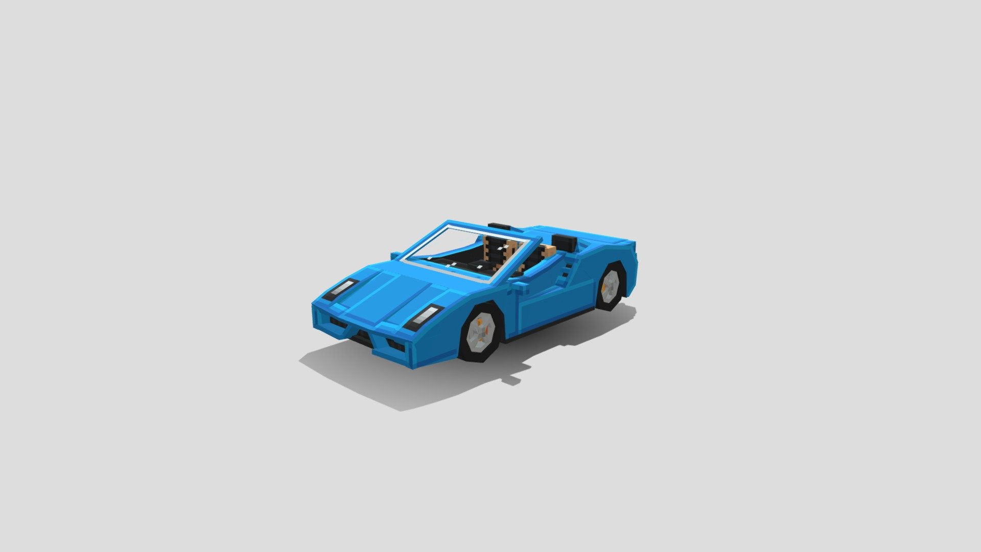 Ferrari Spider - minecraft car - 3D model by Wartave (@vatuta12 ...