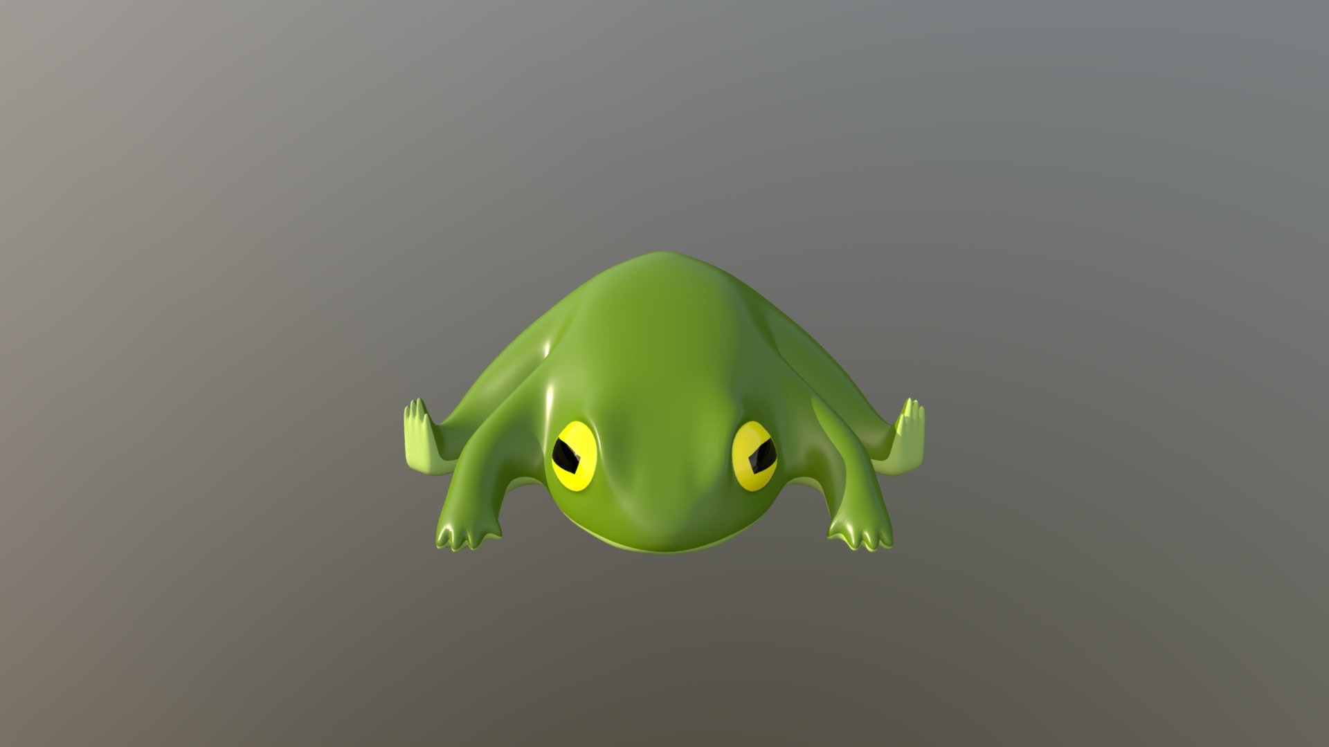 frog doing a stretch - Download Free 3D model by Maskable [09027d8 ...