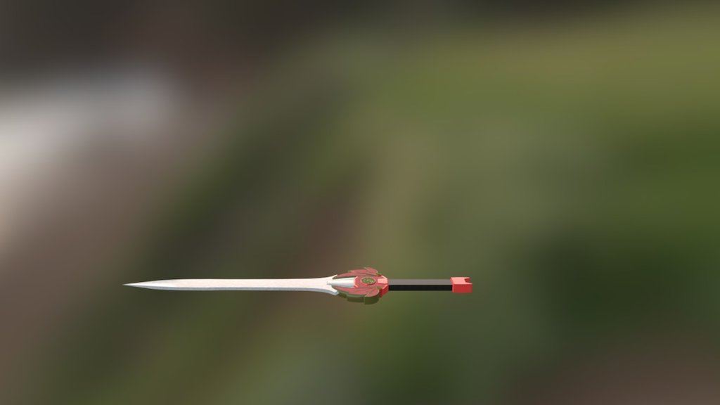 Week 1 - Mighty Morphin' Power Sword - 3D model by Grooseward [090289f ...