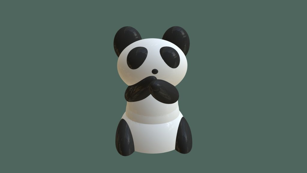 Minimal Panda - 3D model by Alex (@alkatraz_1988) [0902a5c] - Sketchfab