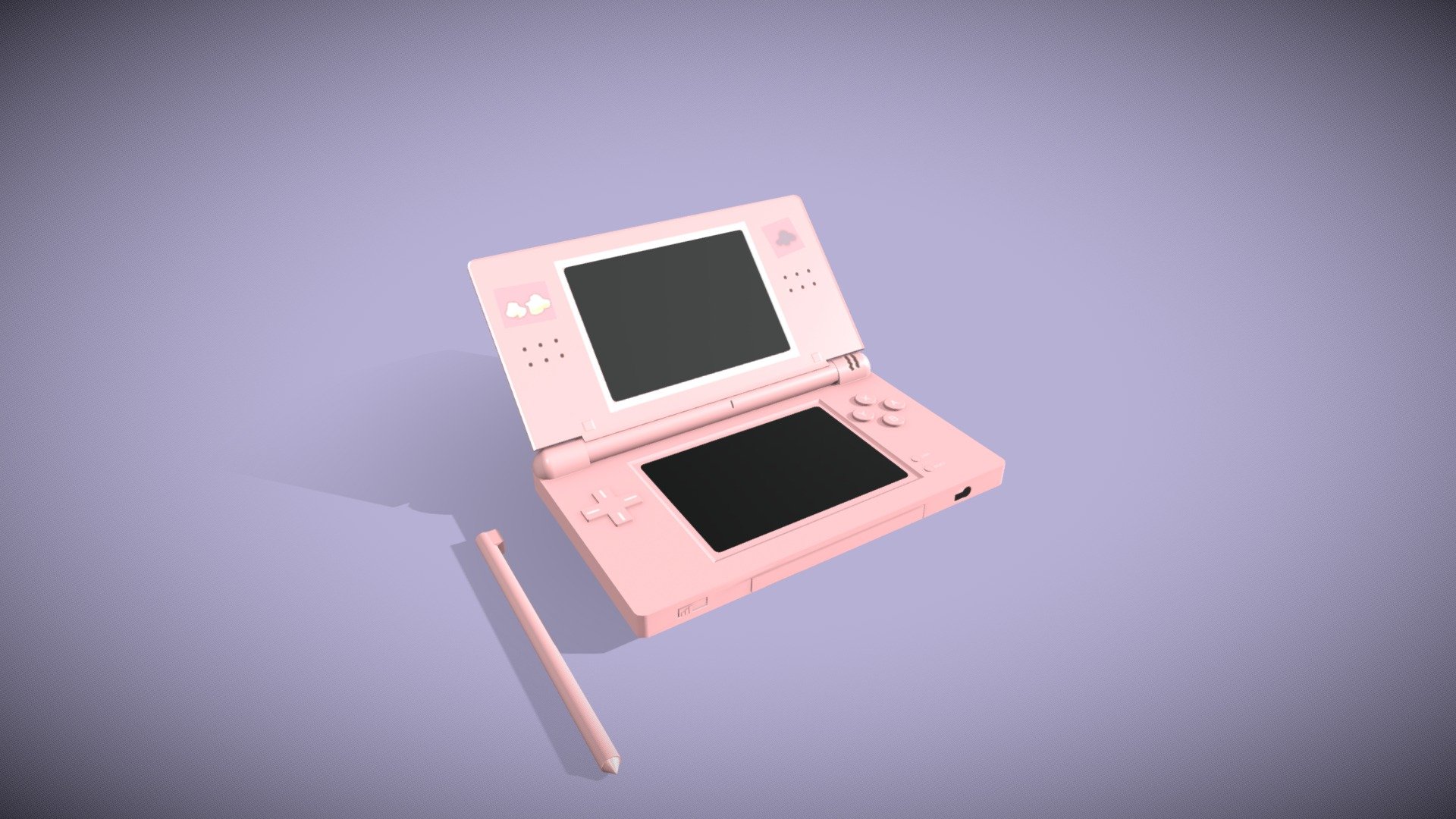 DS lite 3D model - 3D model by evagrootscholten [09041c6] - Sketchfab