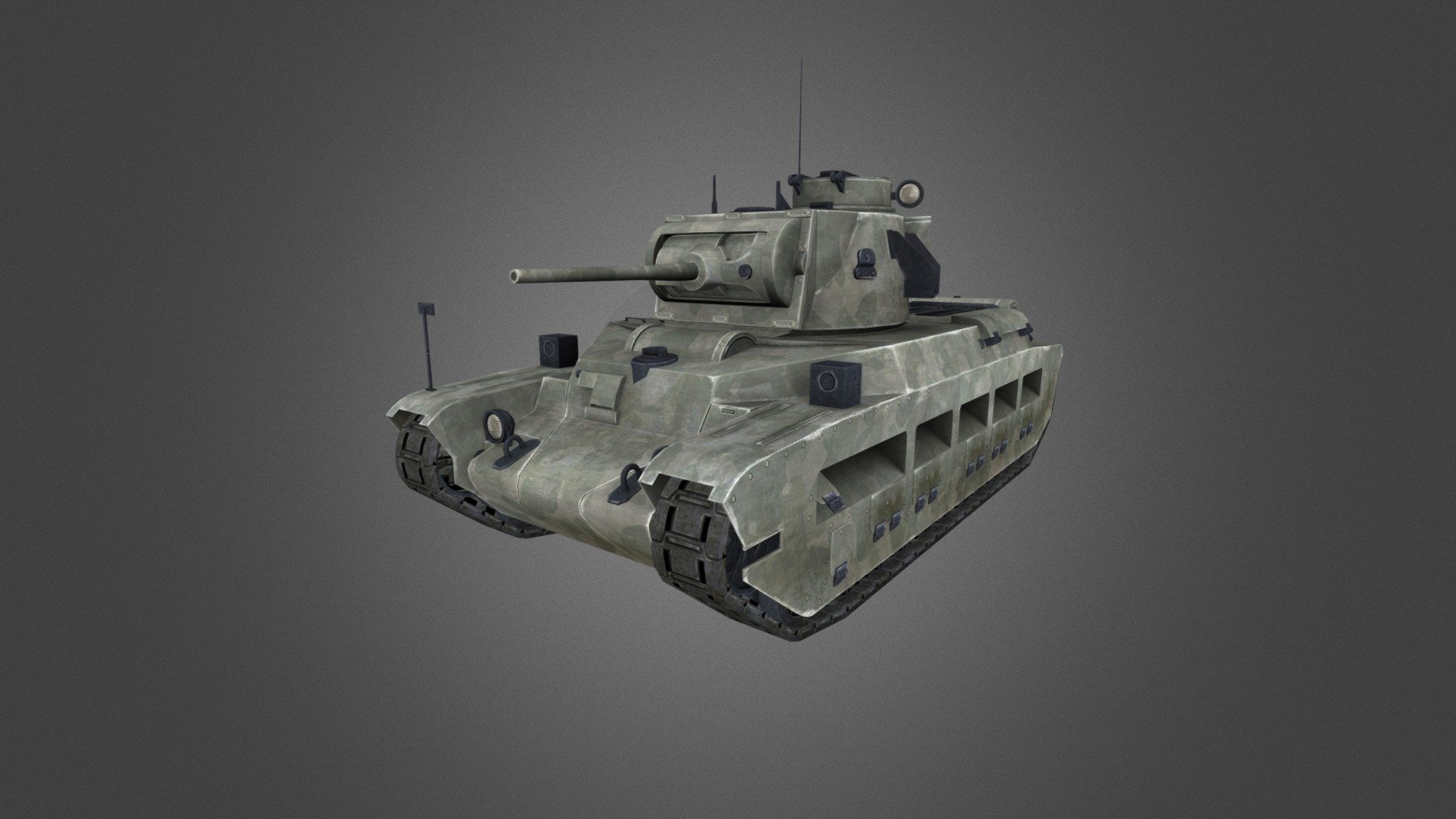 A12 Matilda II Tank - 3D model by CG Duck (@cg_duck) [0904328] - Sketchfab