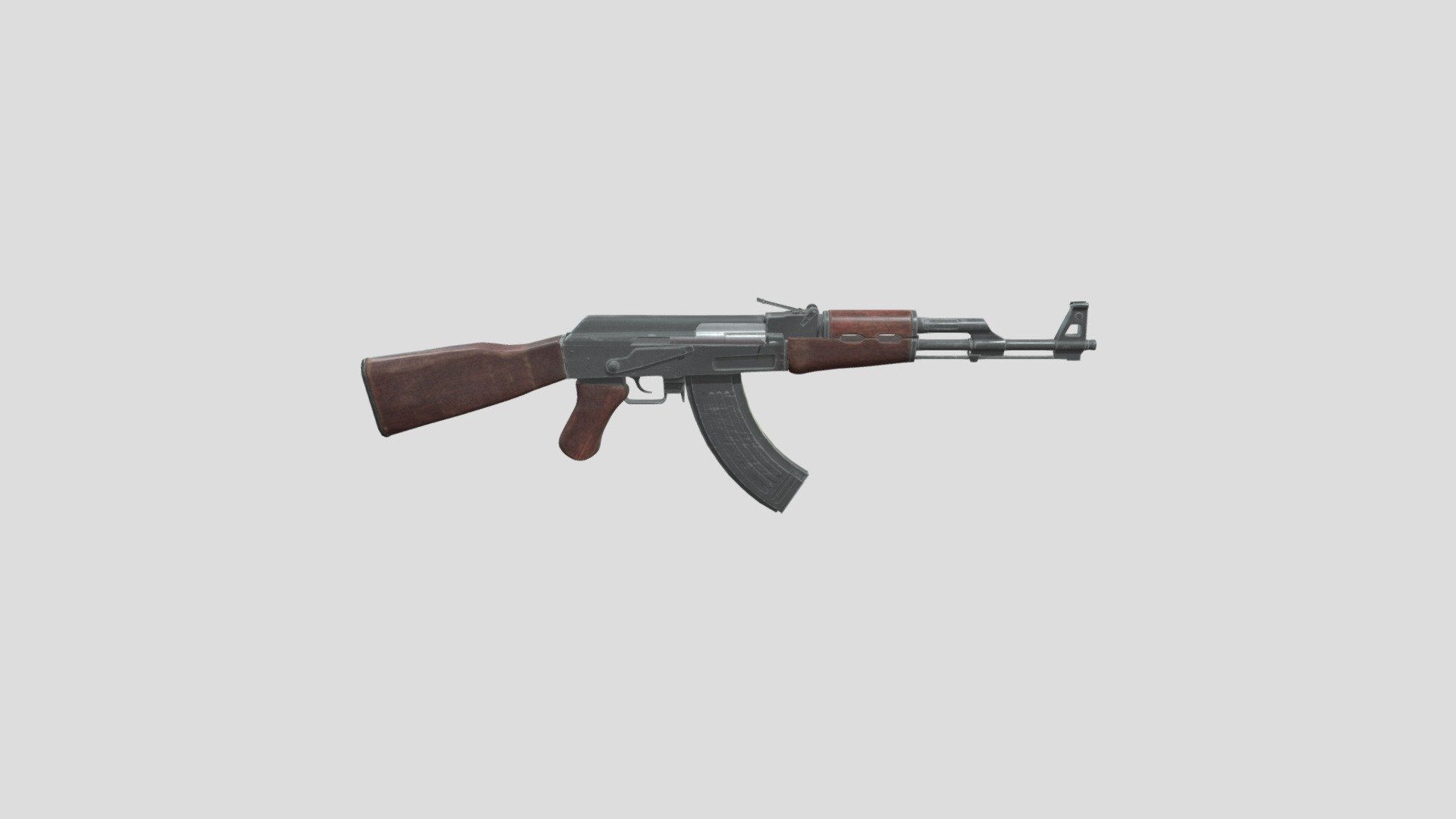 Ak 47 - 3D model by shreyashdabral [0905cc7] - Sketchfab