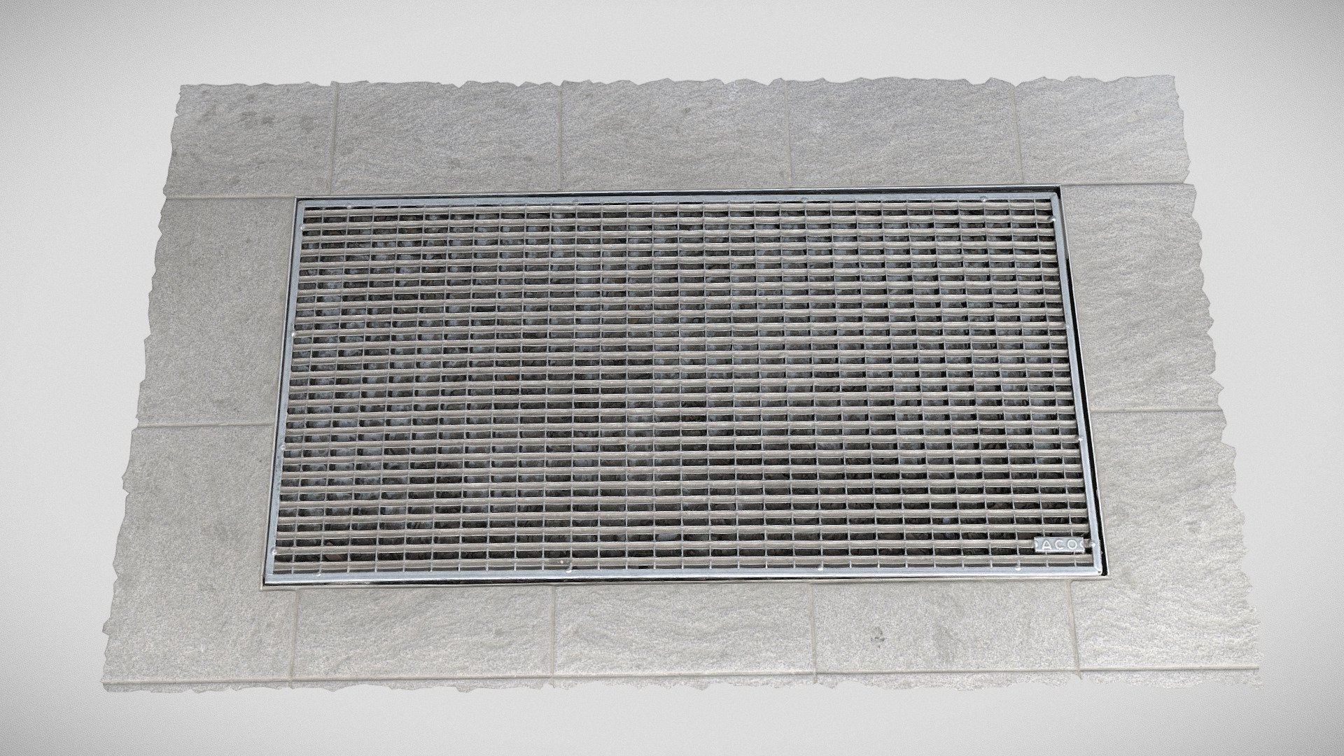 Door mat doormat metal grid grill - Buy Royalty Free 3D model by ...