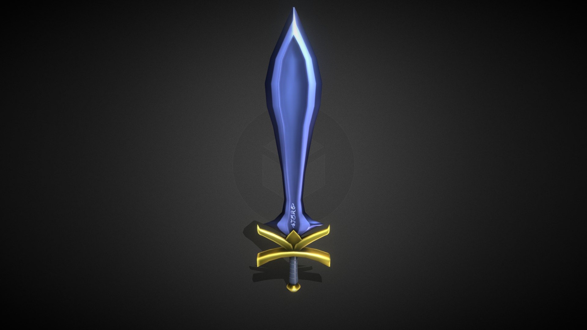 Stylized Fantasy Sword - 3D model by AliciaVerdu [09070d4] - Sketchfab