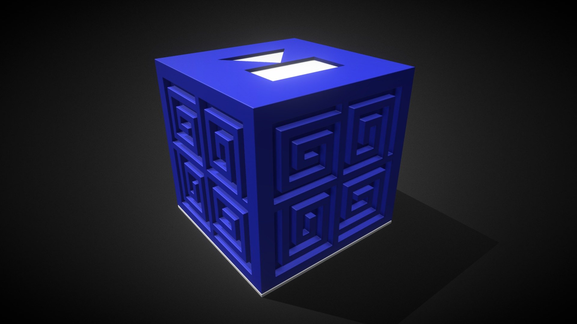 Blue Stone Golem - 3D model by Rusty Hardy (@rustificus) [0907616 ...