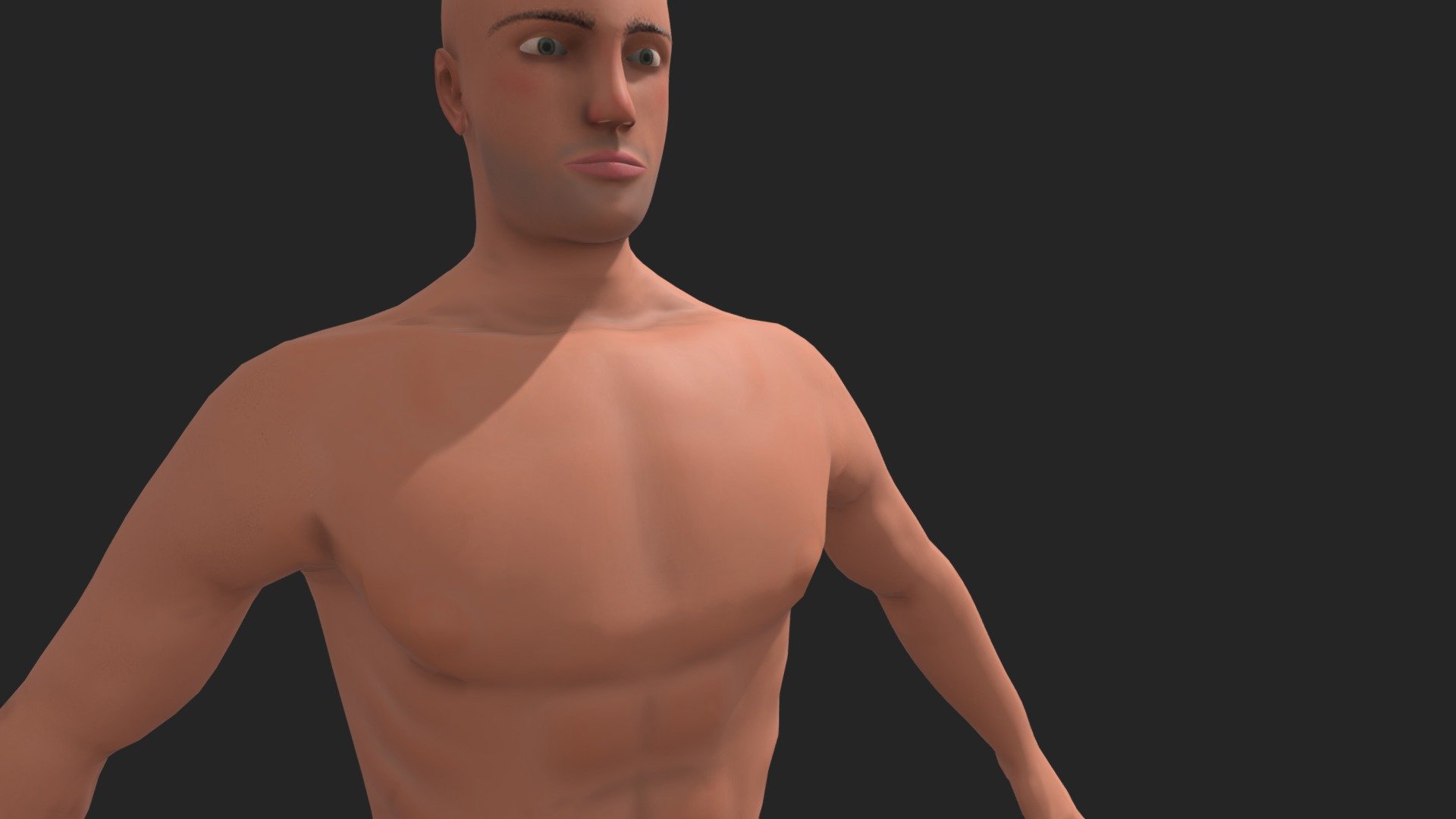 Male base mesh - 3D model by ComfDespL [09080d3] - Sketchfab
