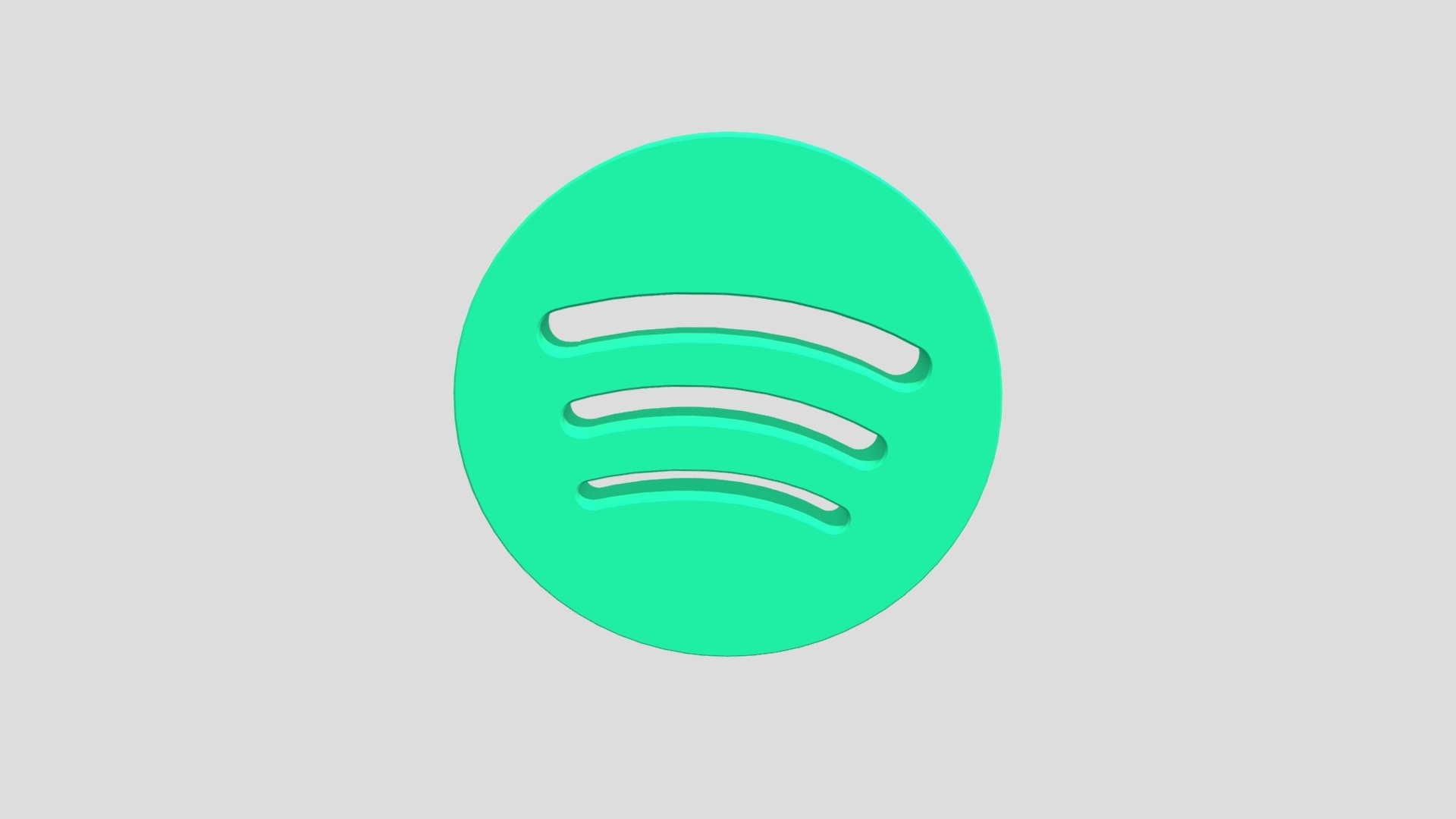 Spotify Logo - Download Free 3D model by leesokleng [090826d] - Sketchfab