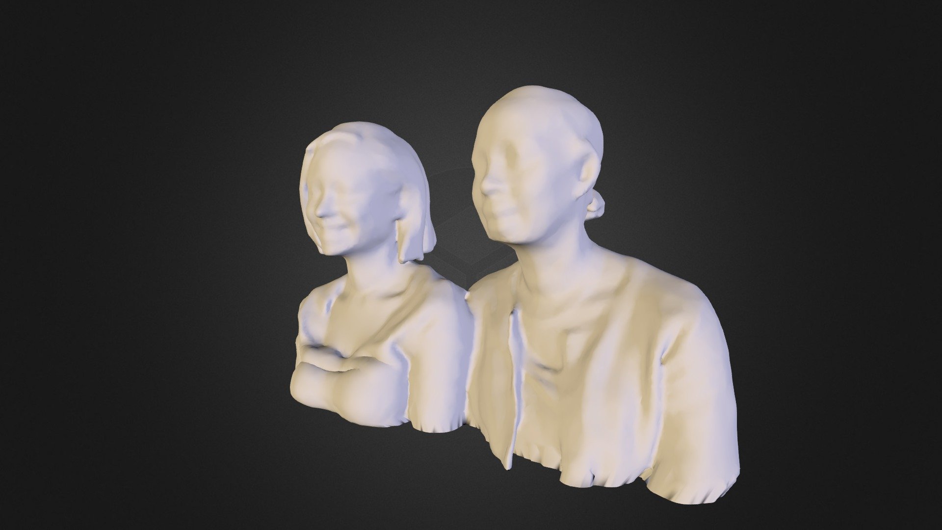Twin Girls 2 - 3D model by 3DSCANBOT [090b1a6] - Sketchfab