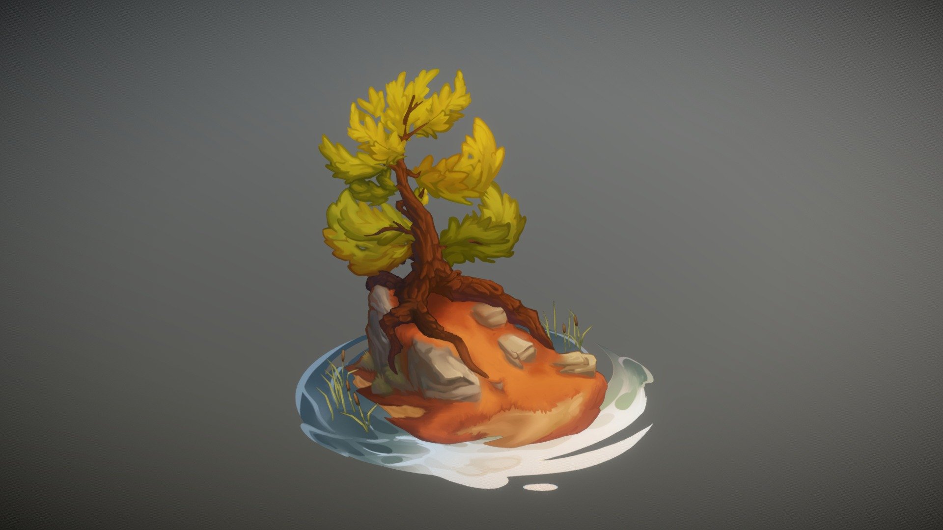 Sun-touched Tamarack - 2.5D Model - 3D model by eargoff [090b217 ...