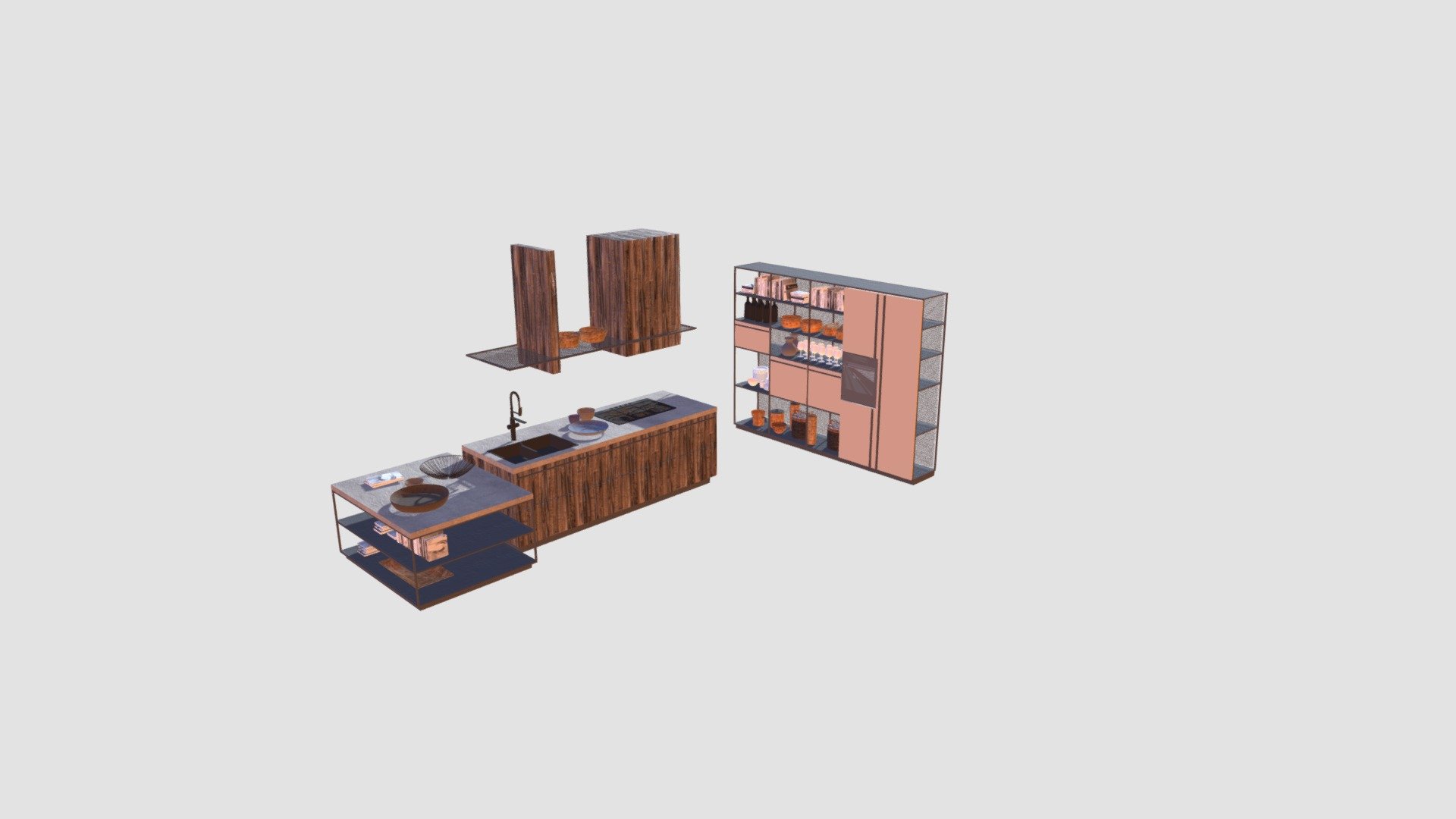 kitchen - Buy Royalty Free 3D model by Evermotion [090bb10] - Sketchfab ...