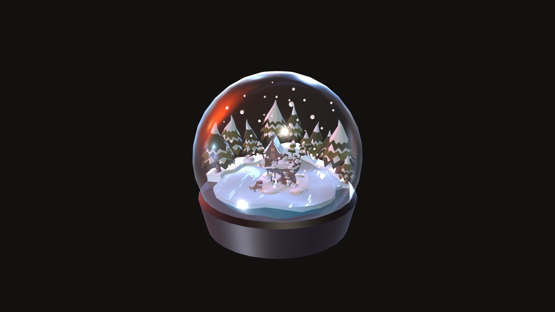 Snow Globe Download Free 3D Model By Celestial Fox celestialfox 