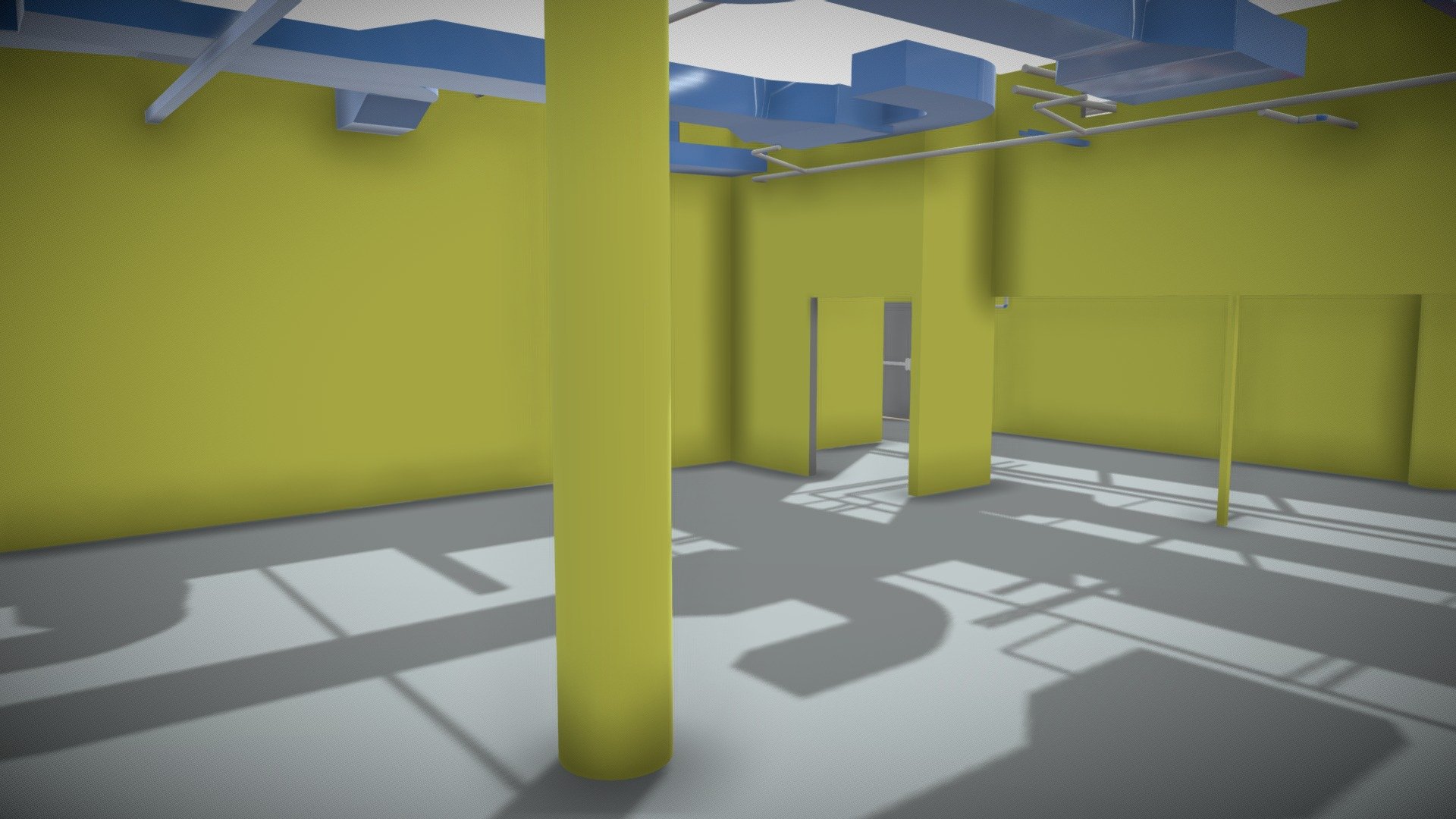סטודיו פוזיטיב במבנה בלי גג 72 - 3D model by Nir Arad Erez Medidot ltd ...