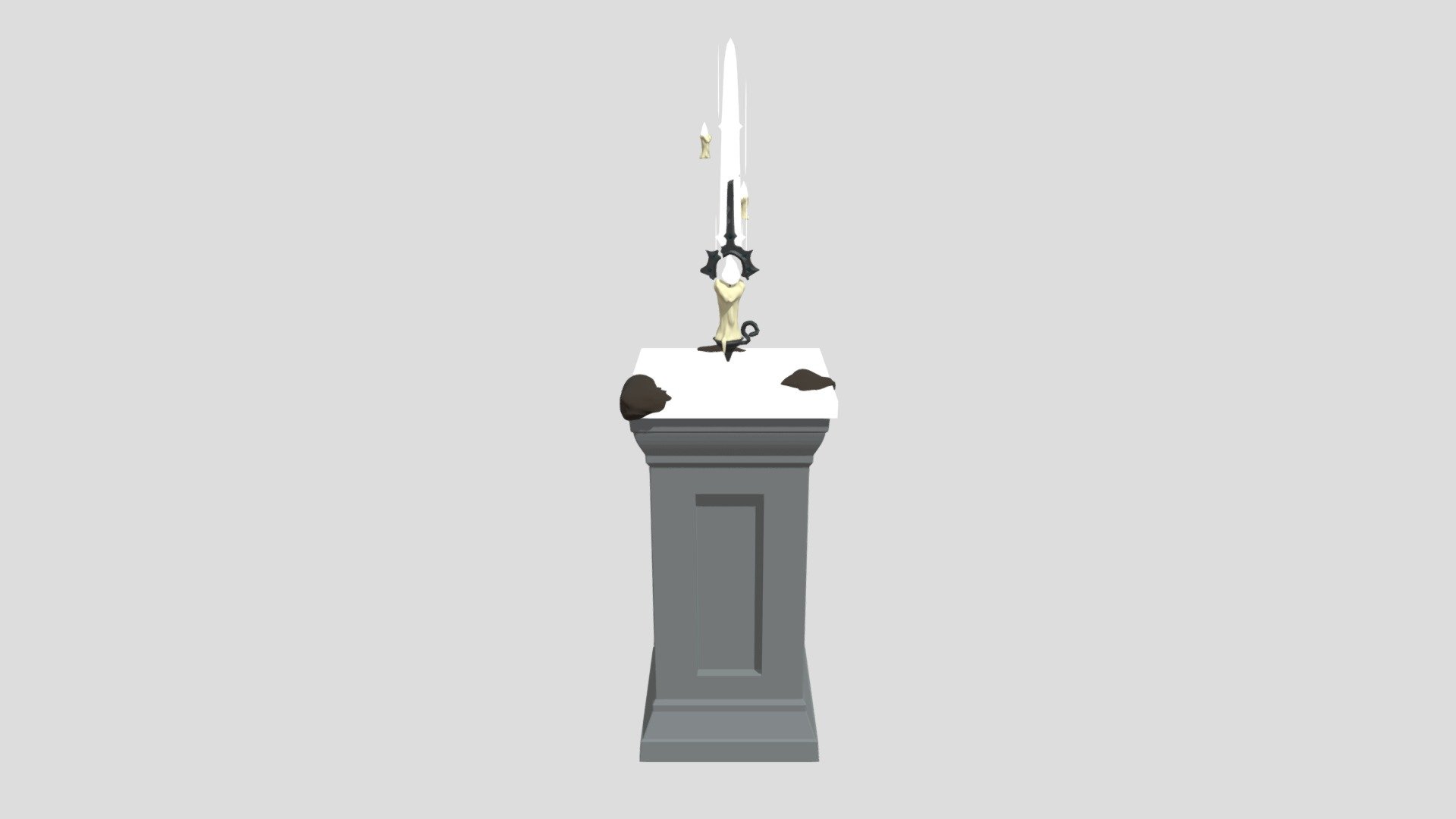 Ghostly Sword - 3D model by DanJeffries [090c921] - Sketchfab