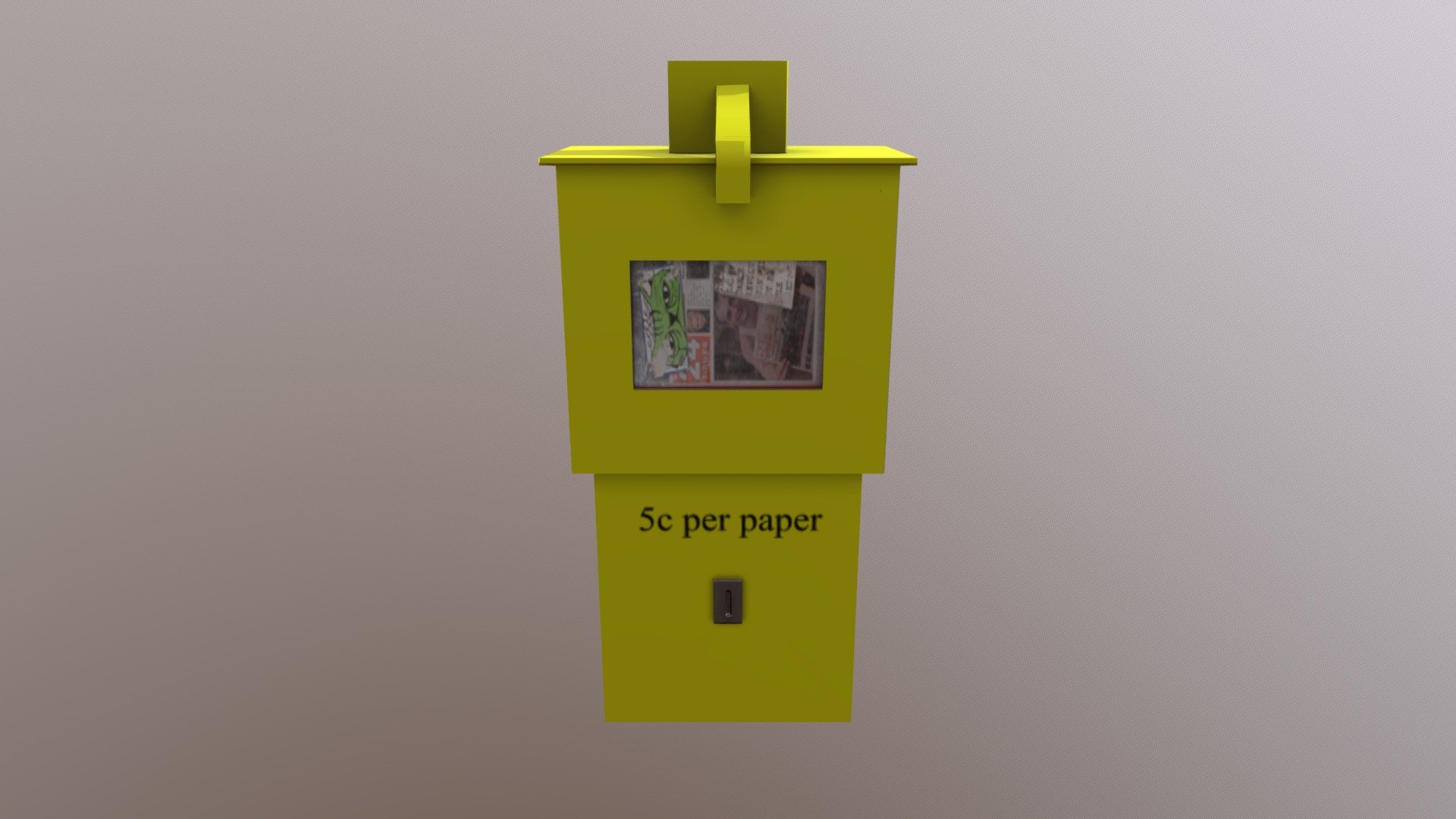 Newspaperstand - 3D model by David Nheu (@timowolf88) [090cc6f] - Sketchfab