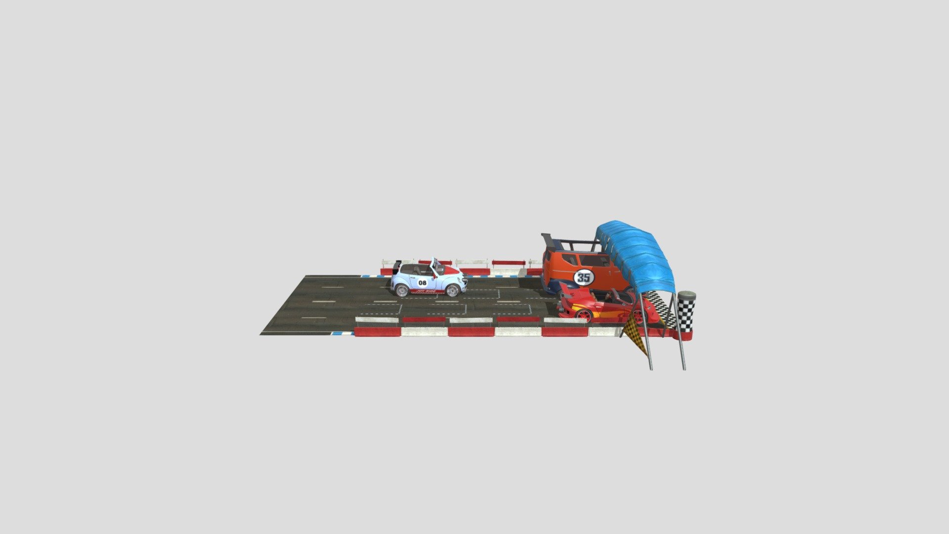 Carrera - Download Free 3D model by ignacio_gonzalezv [090cc7b] - Sketchfab
