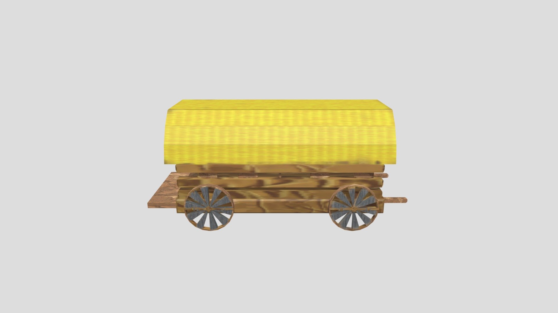 Western Wagon - 3D model by Callum_Judge [090df06] - Sketchfab