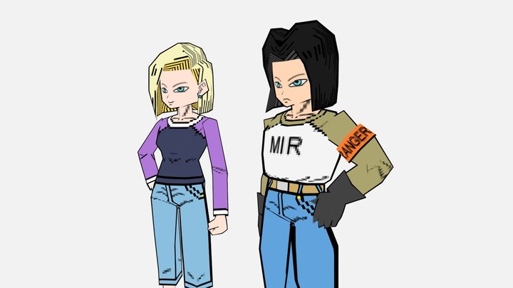 Android18 3D models - Sketchfab