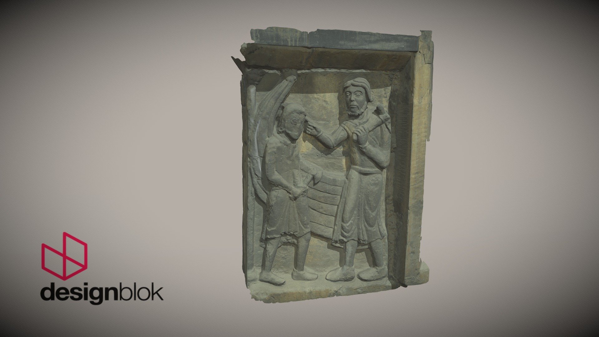 Lincoln Cathedral Romanesque frieze 5 - 3D model by Designblok [090e847 ...
