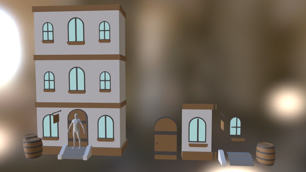 Asset-built Building - 3D model by KarleyHaupt [090f236] - Sketchfab