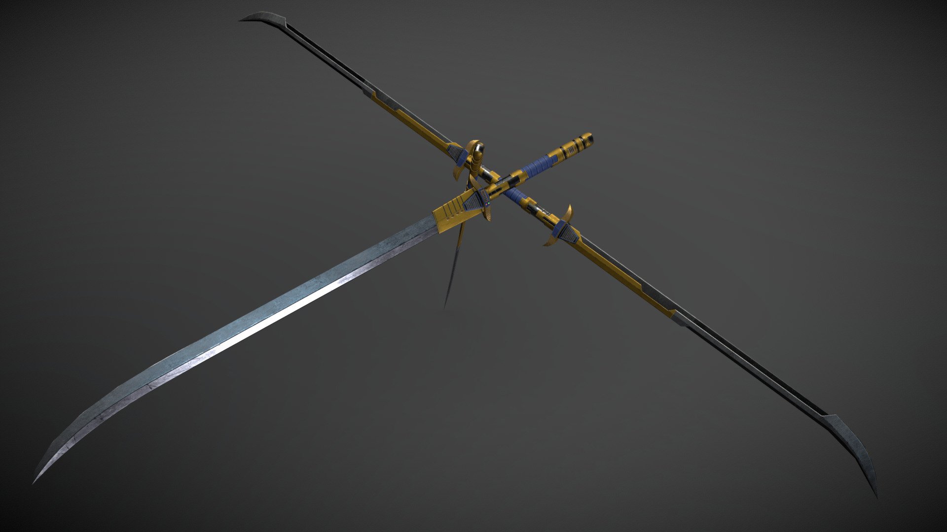 Vibro-blade,sword and Double-blade - Buy Royalty Free 3D model by ...