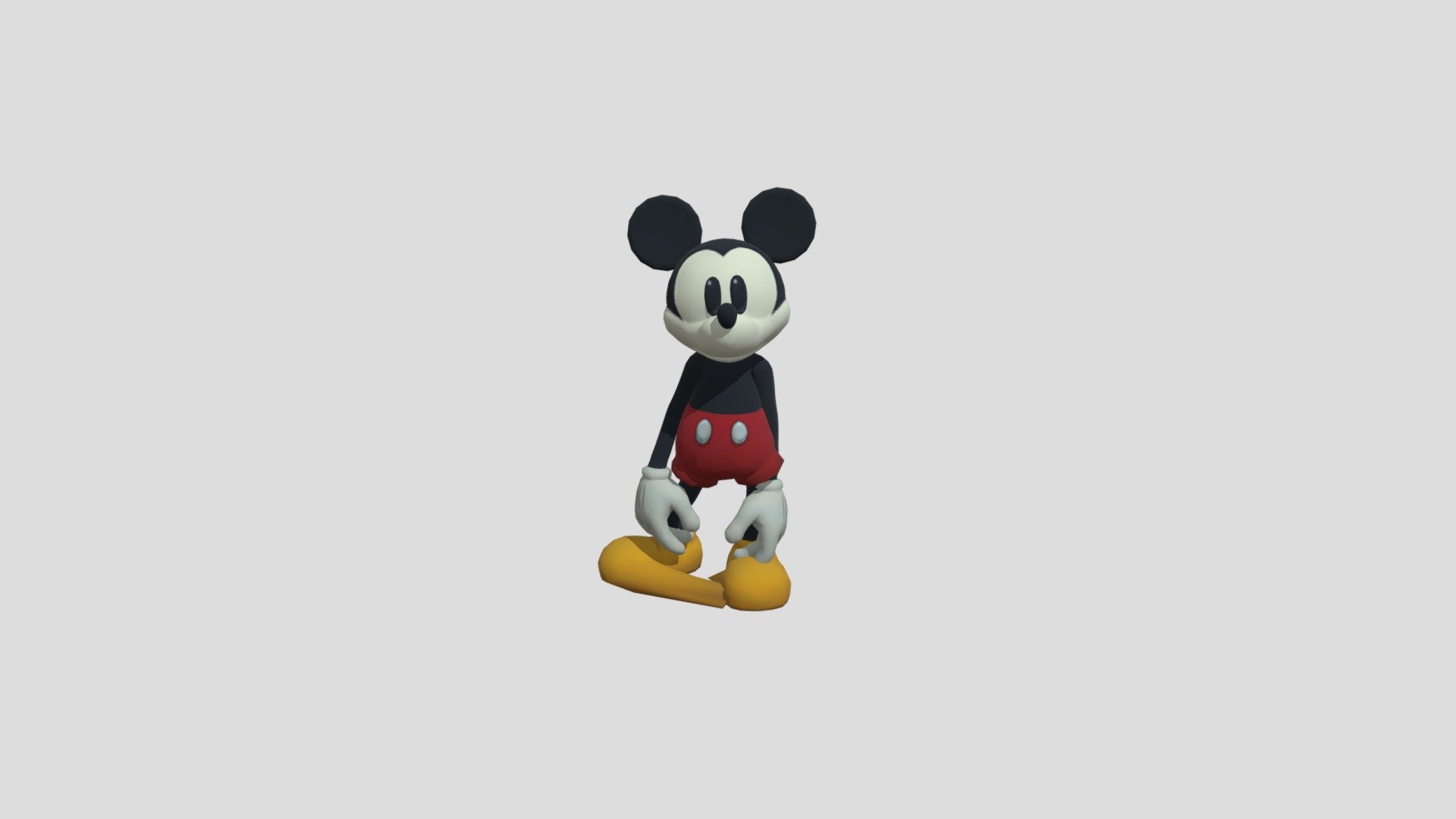 Mickey Mouse Pointing Gesture - Animated - Download Free 3D model by ...