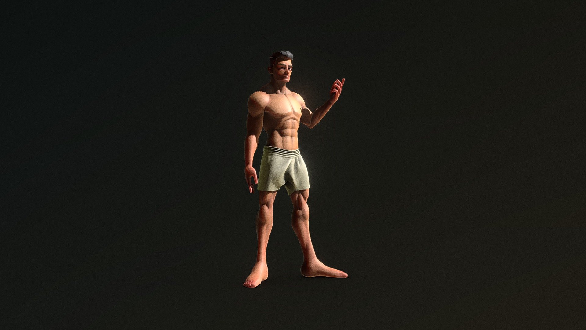 Stylized Male Muscular - 3D model by nicohintelmann (@nicohintl ...