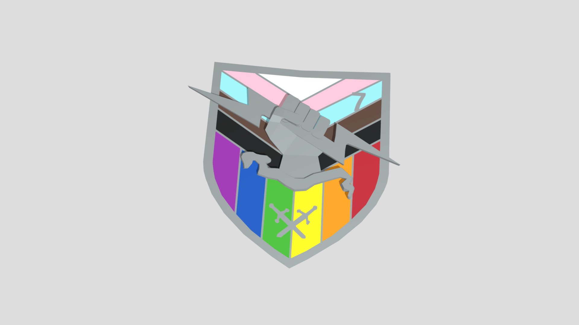 Lgbt Bungie Pin - Download Free 3D model by btomaek [0910723] - Sketchfab