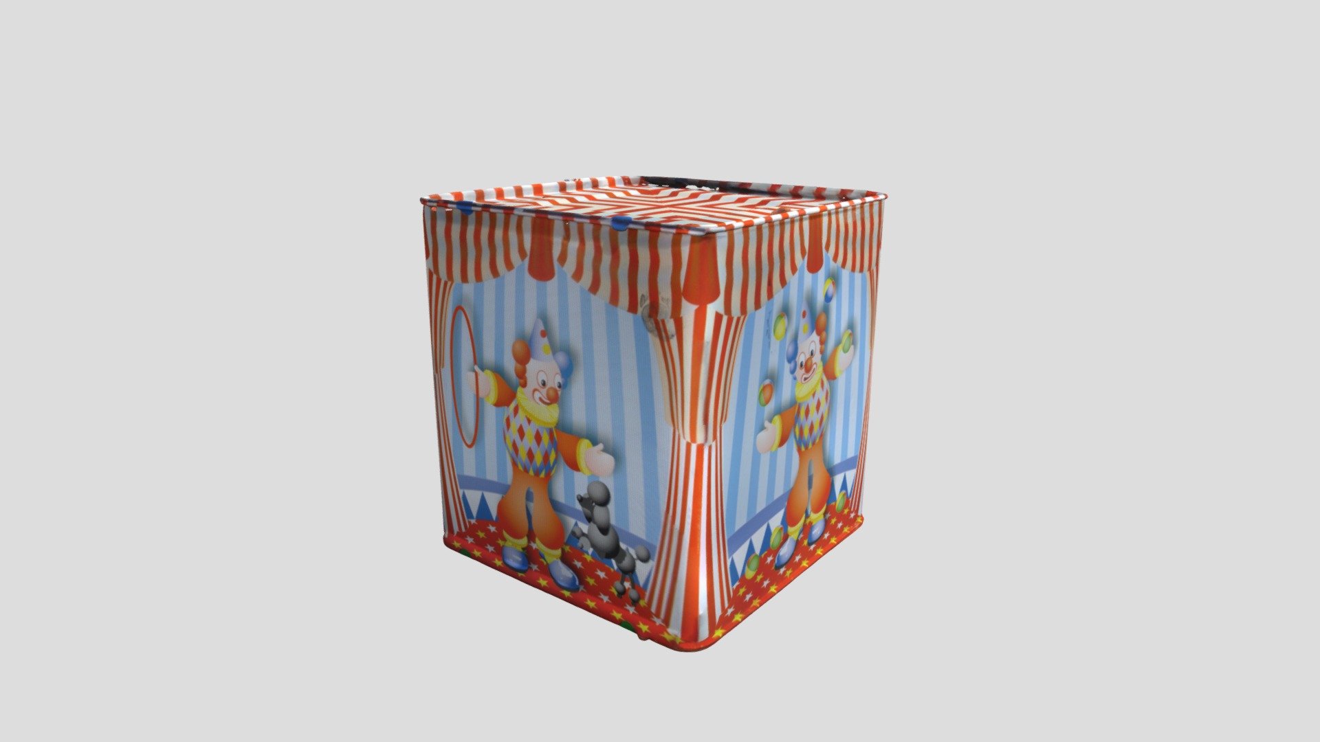 Clown Jack in the Box - 3D model by Aberdeen City Libraries ...