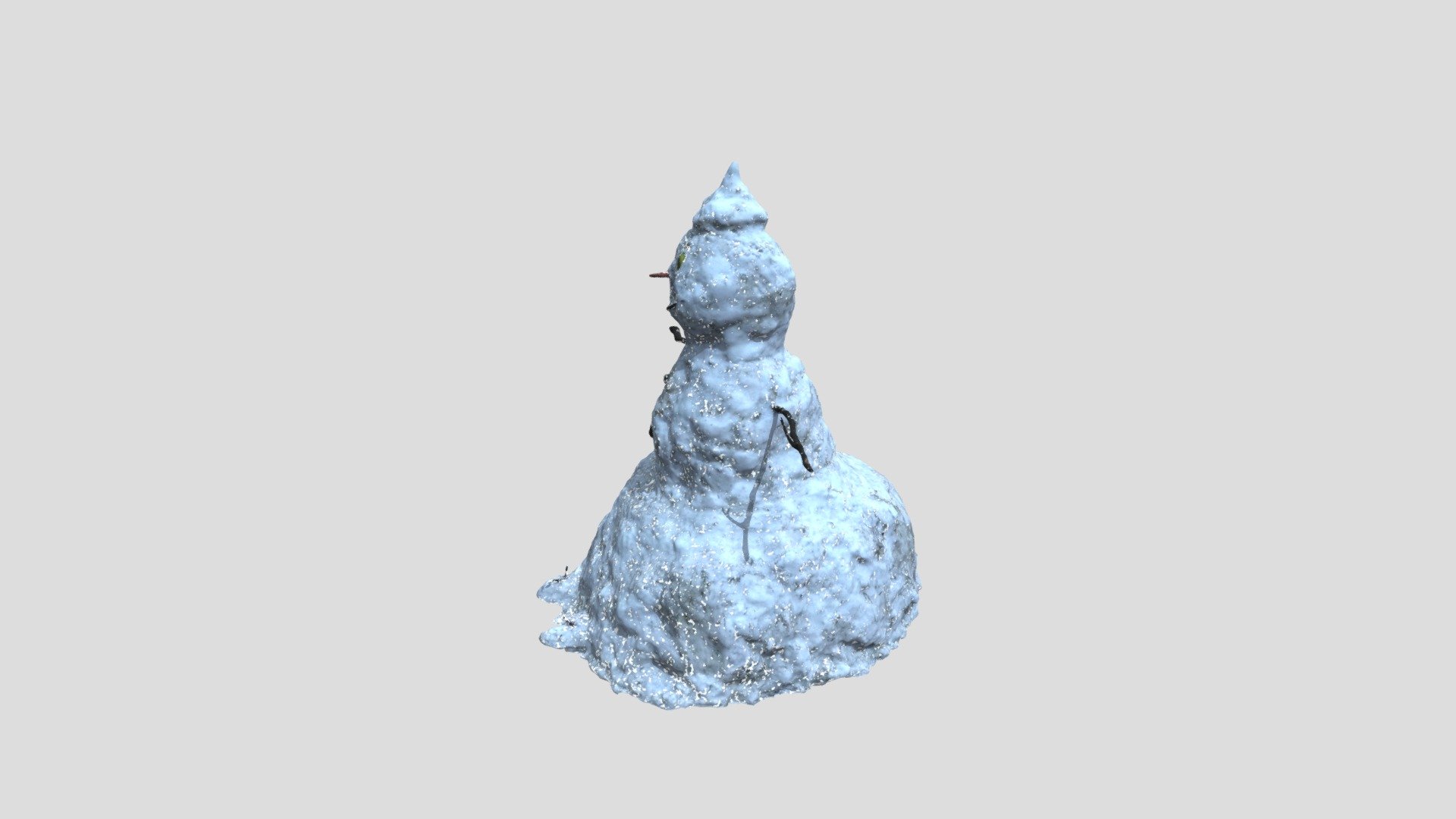 Real Snowman - 3d scan - 3D model by troshy [0911356] - Sketchfab