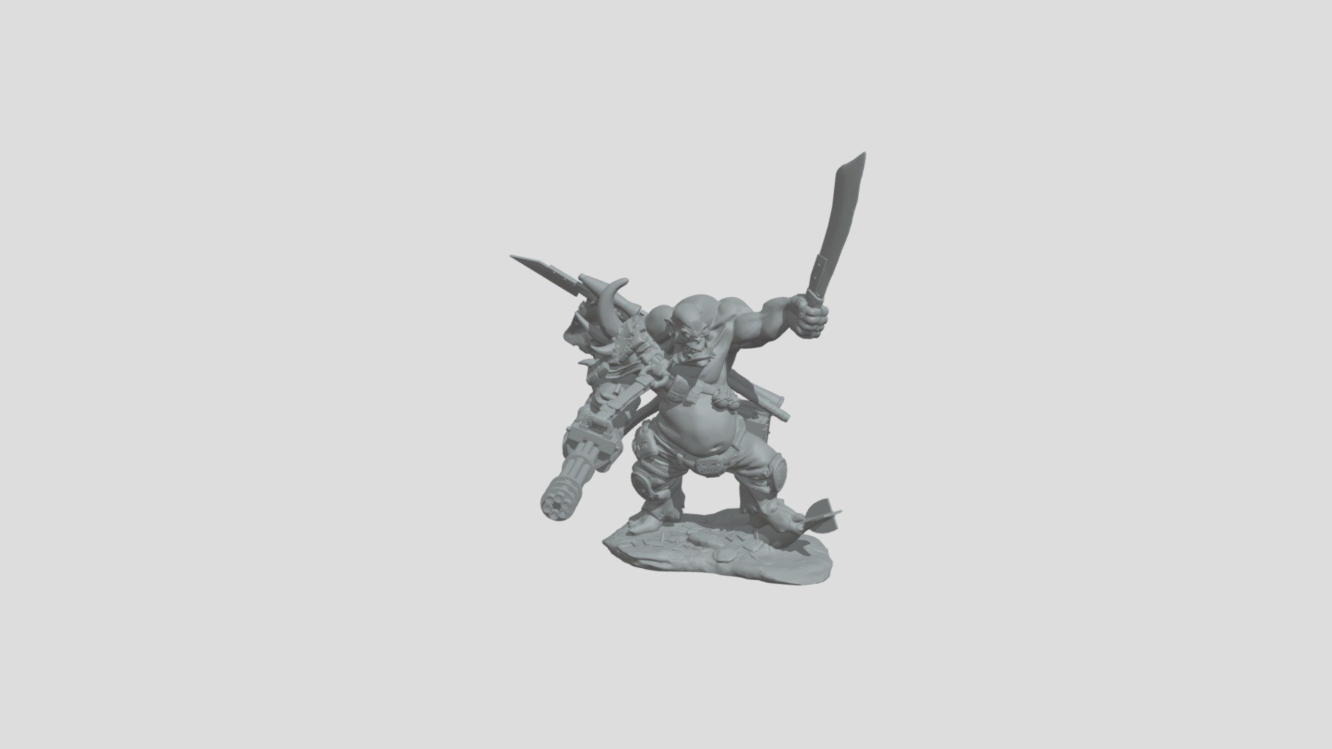 big bullet orc warhammer 3d print model - 3D model by qump13 [09115a1 ...
