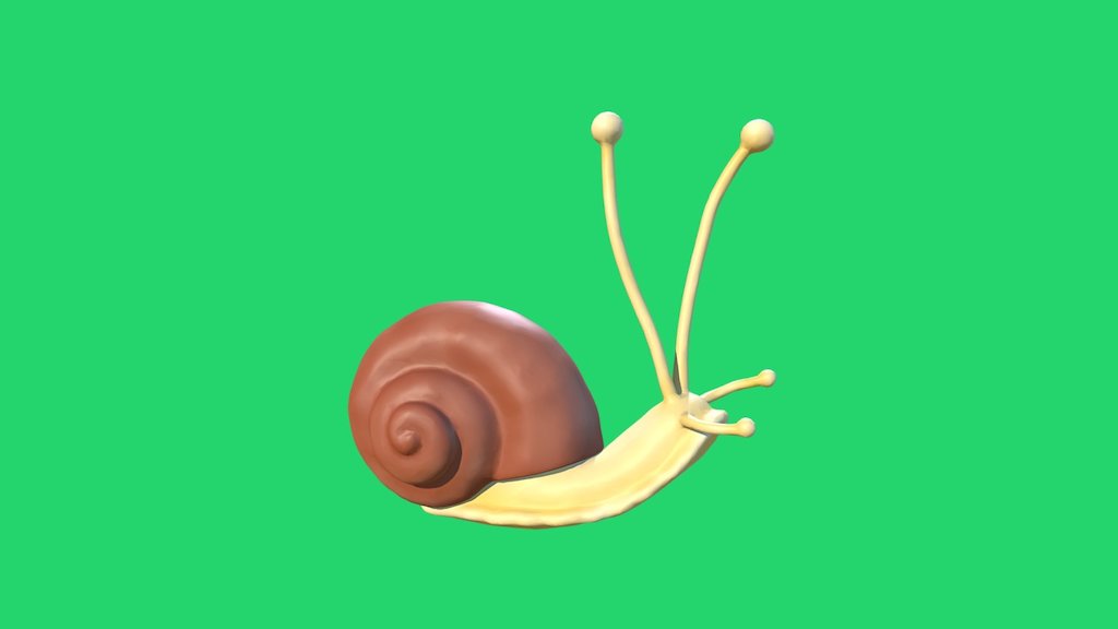Snail - 3D model by Antoine Bassin (@antoinebassin) [0913550] - Sketchfab