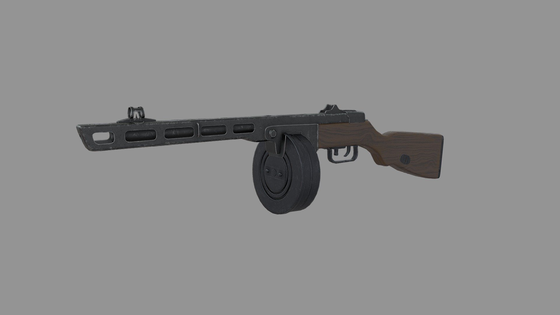 PPSh-41 - Download Free 3D model by Whitechapel93 [0913de5] - Sketchfab