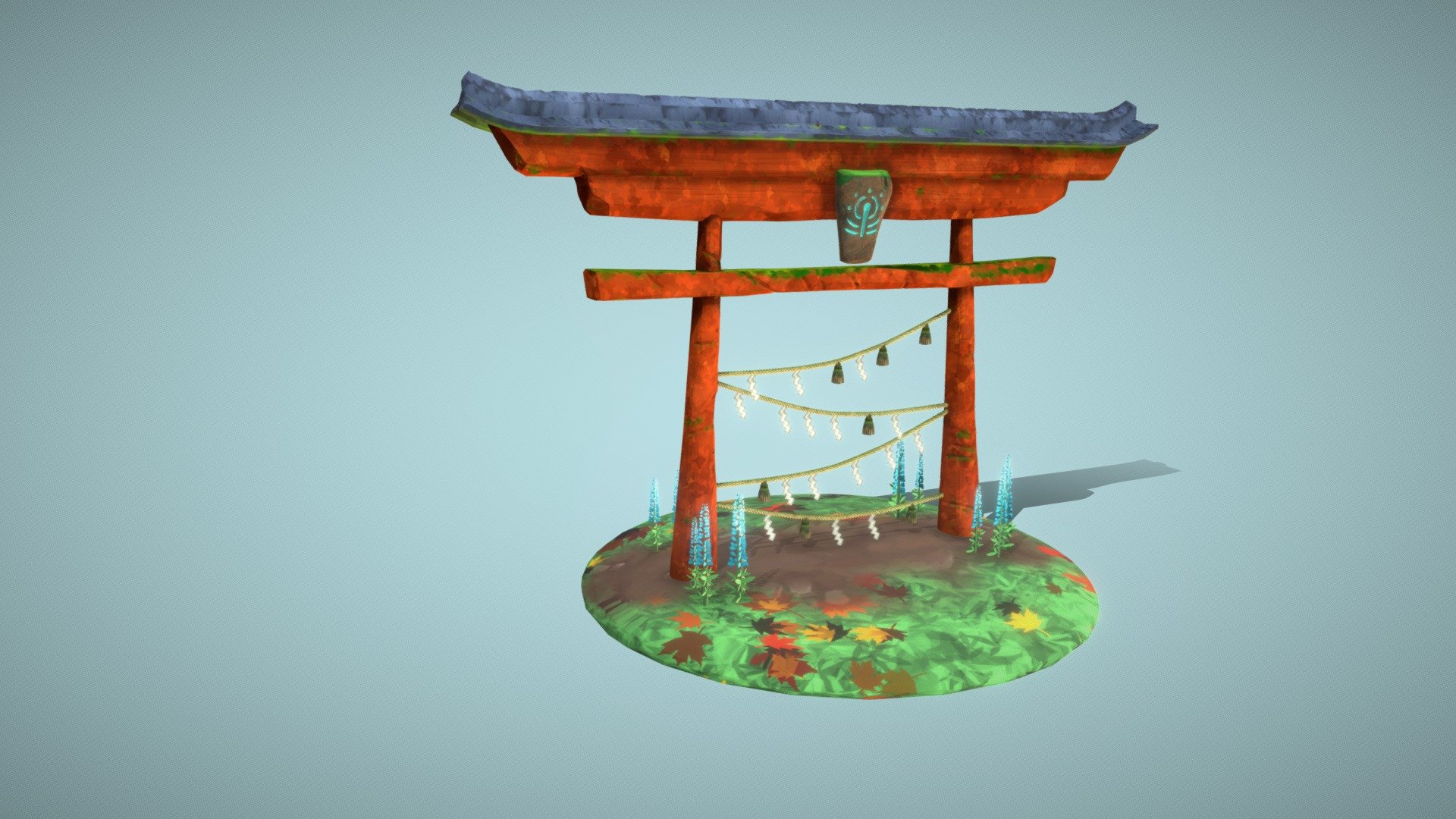 Tori Gate Stylized - Download Free 3D model by Ben Lebreux (@ben ...
