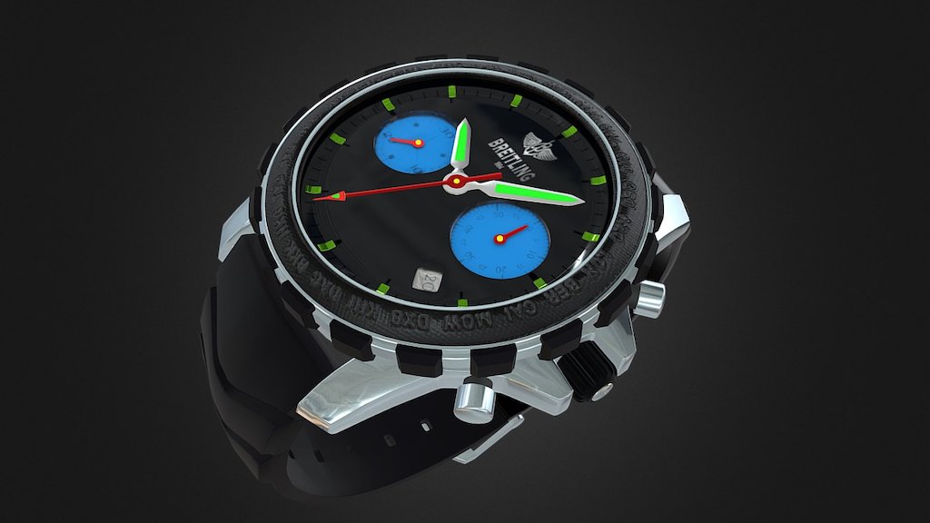 Watch design - 3D model by Alberyl [0914eba] - Sketchfab