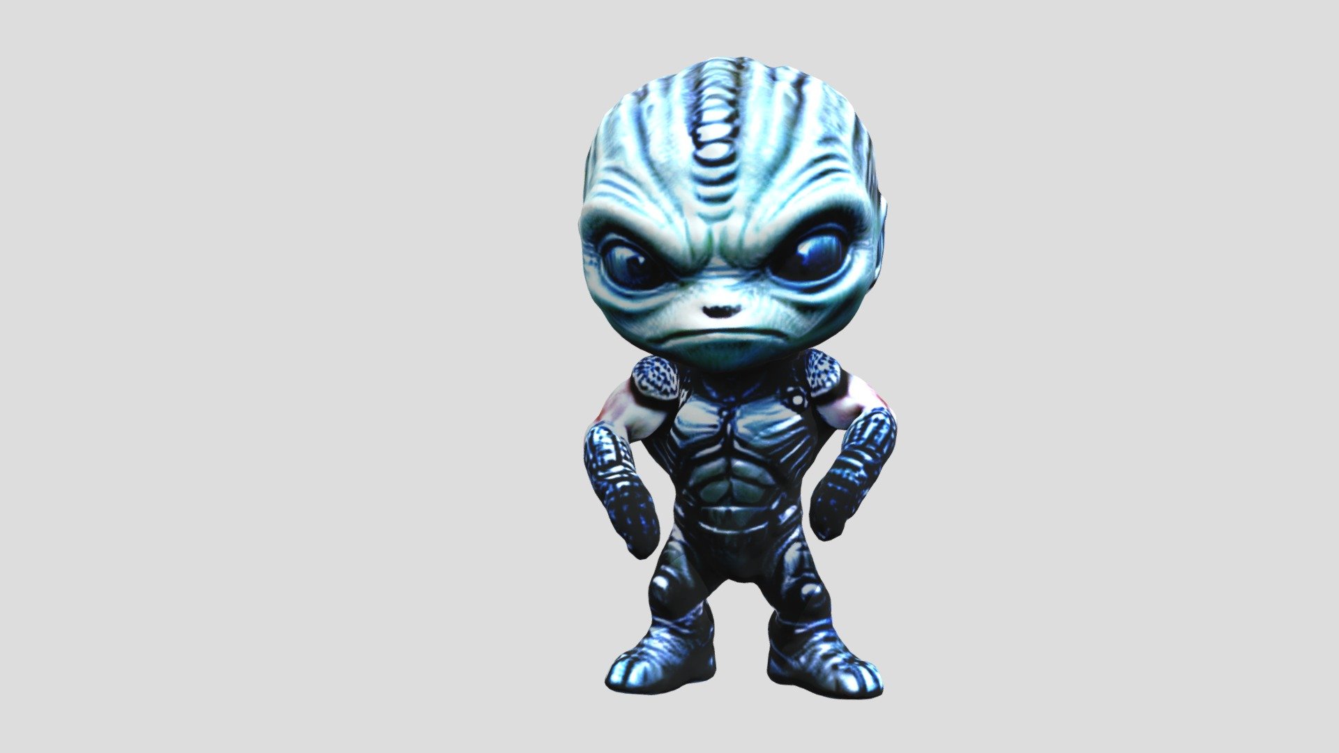 Funky Alien (Rigged & Animated) - Download Free 3D model by Jungle Jim ...