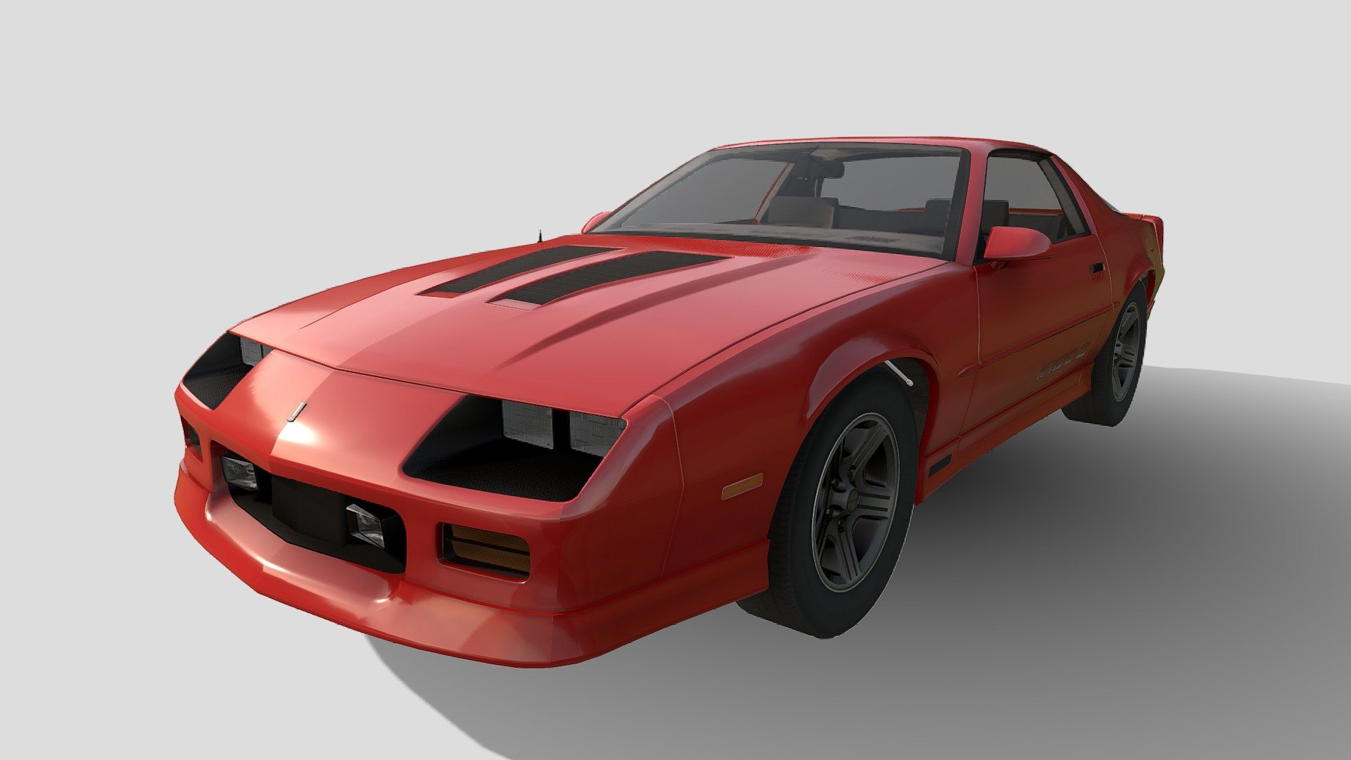 Chevrolet Camaro IROC-Z - Download Free 3D model by Randomness ...