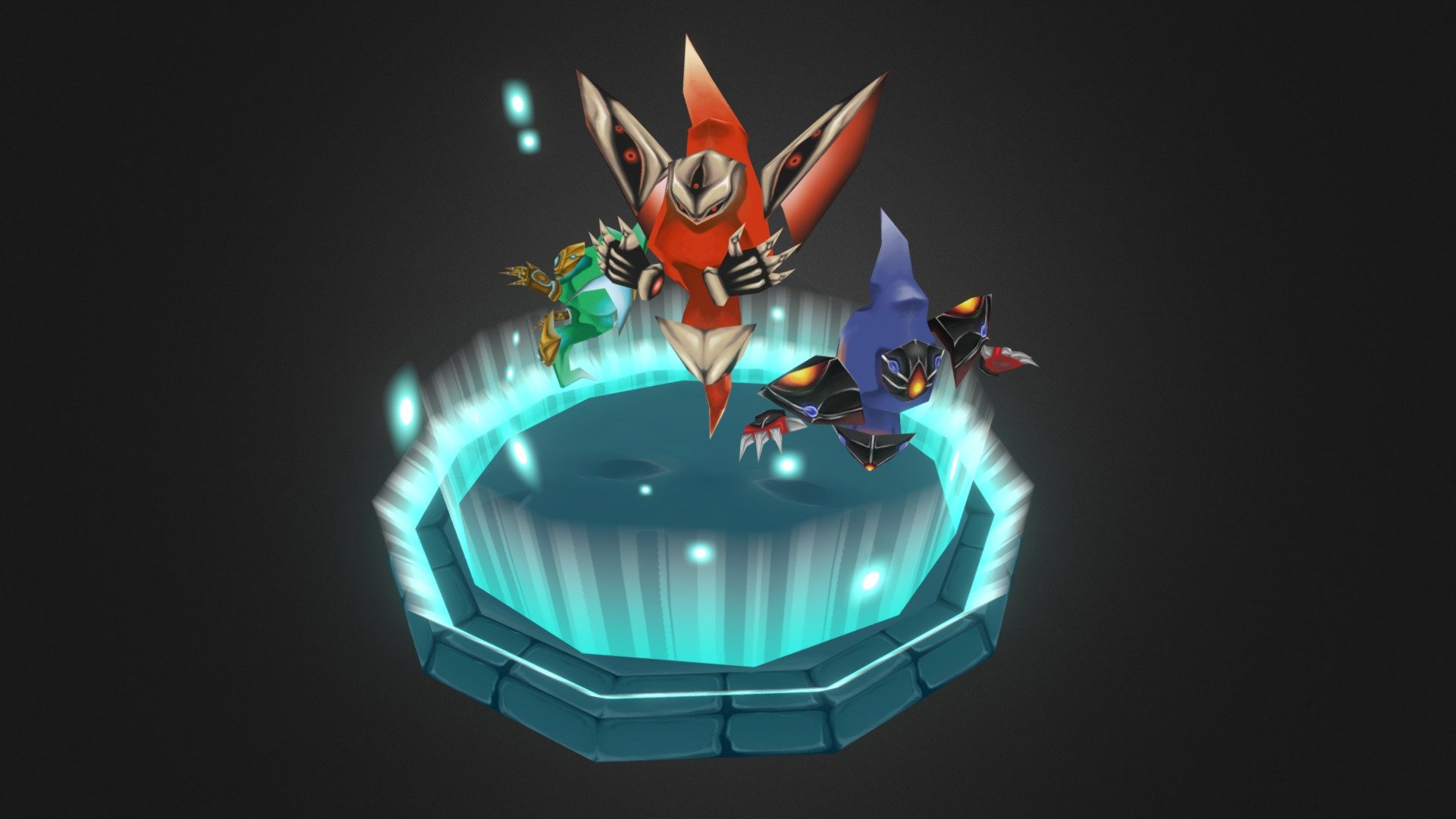 Armored Guardian Monsters - 3D model by Nightspade [09175c5] - Sketchfab