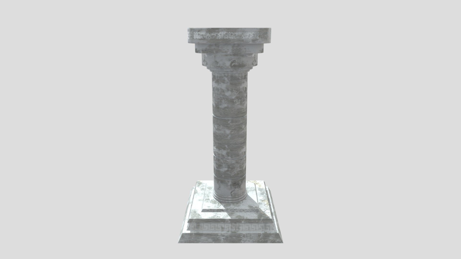 Ancient Column - 3D model by DoubleBarrell [0918fae] - Sketchfab