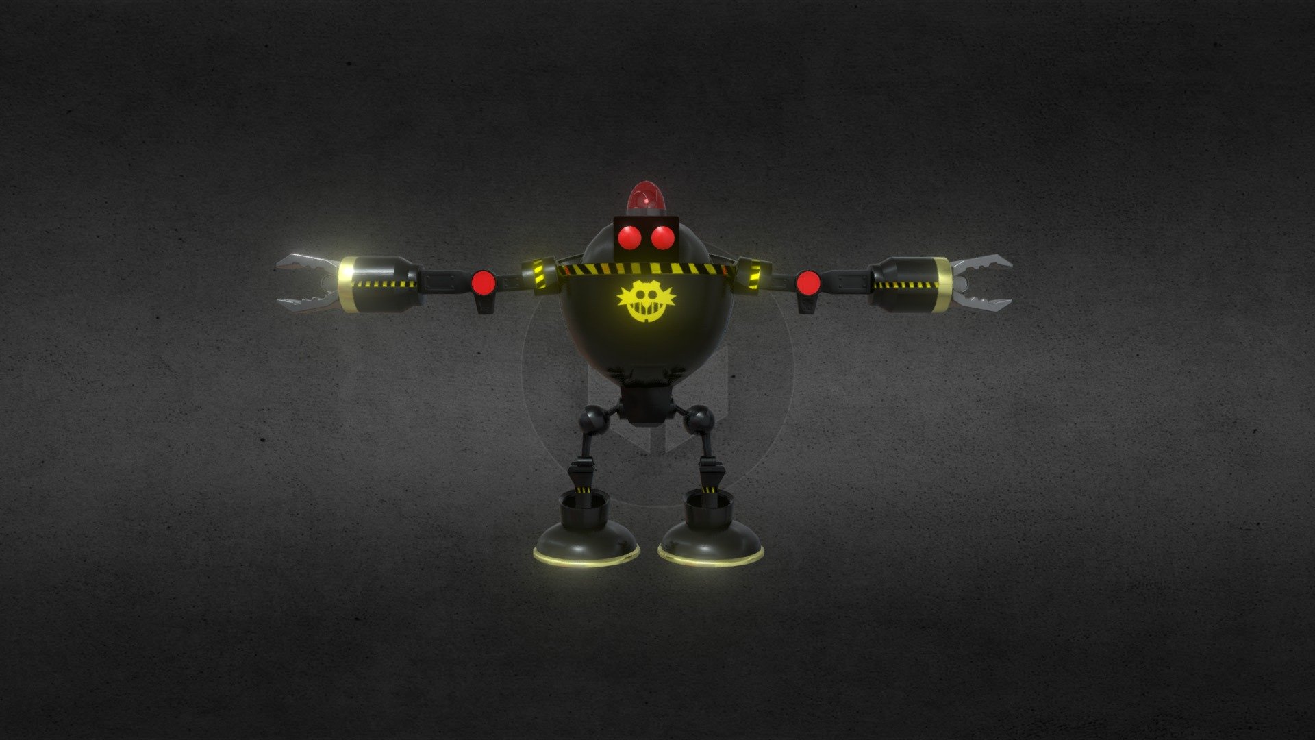 Eggman Robot Demolition - 3D model by t.flores [09196fd] - Sketchfab