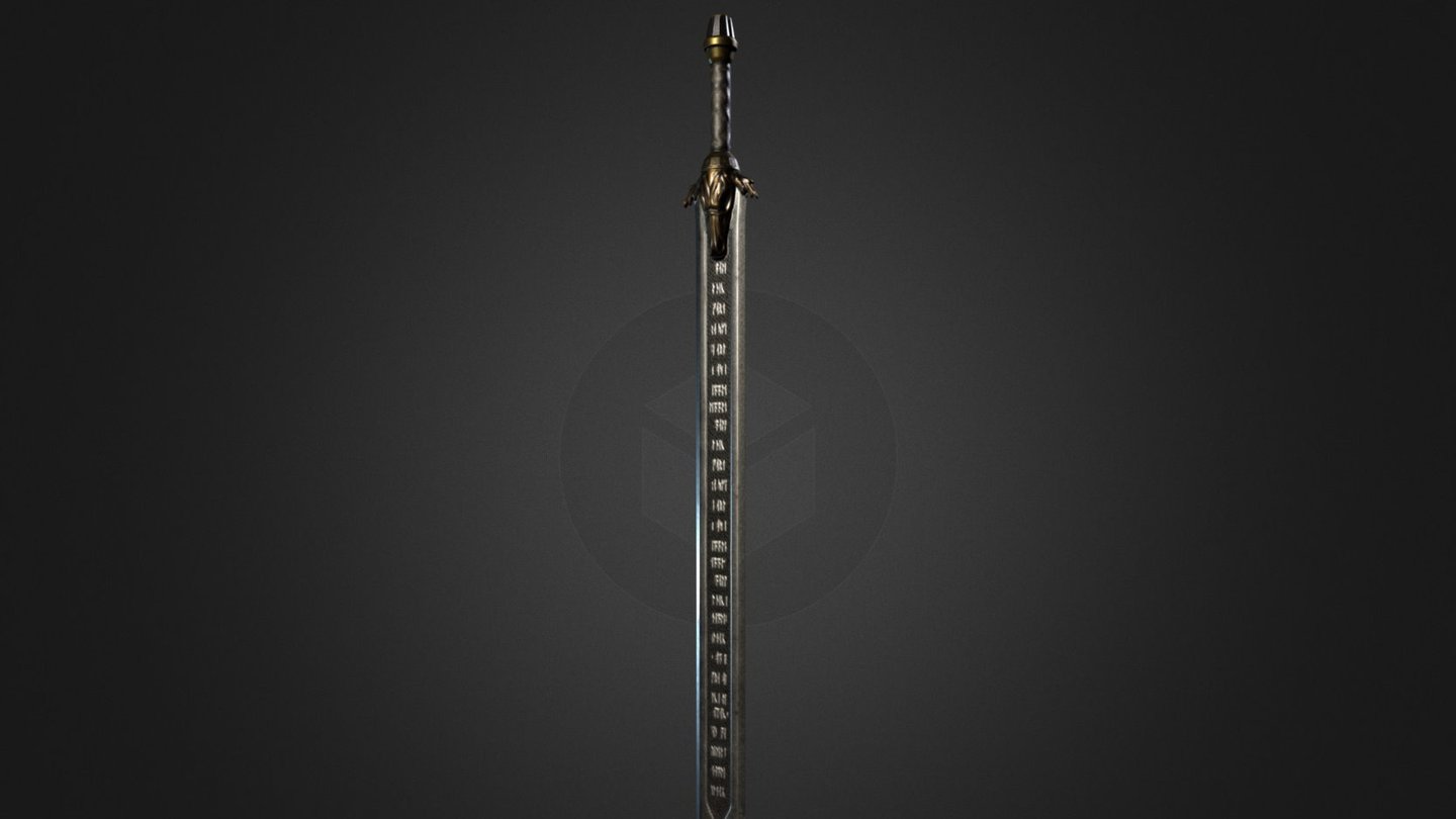 Elk skull sword - 3D model by fraggames [091a42a] - Sketchfab