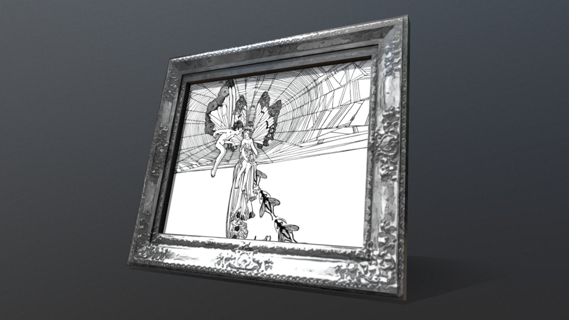 Picture frame 13 - Buy Royalty Free 3D model by digikstudio [091b40c ...