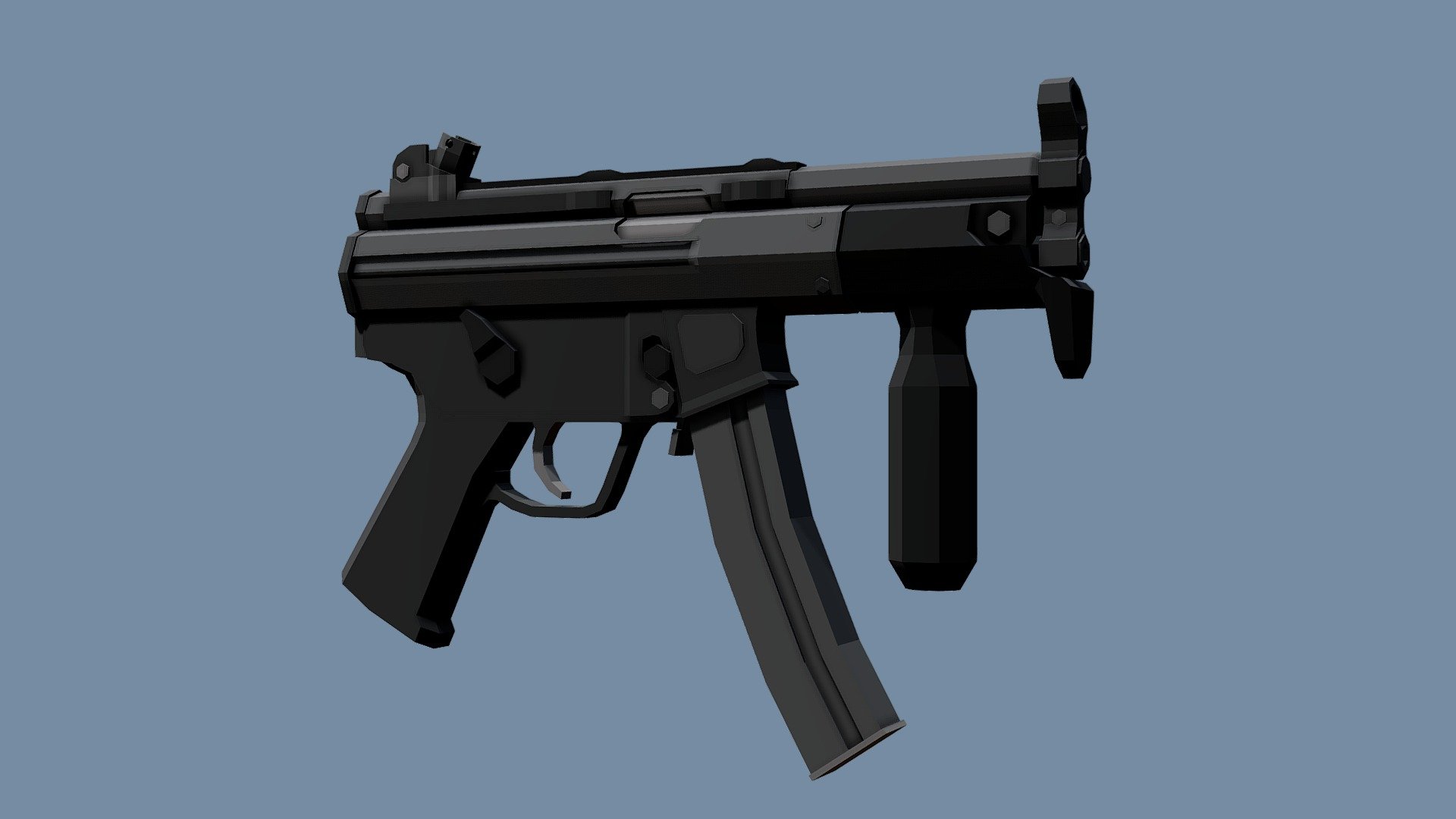 Low-Poly HK MP5K - Download Free 3D model by TastyTony [091b4f7 ...