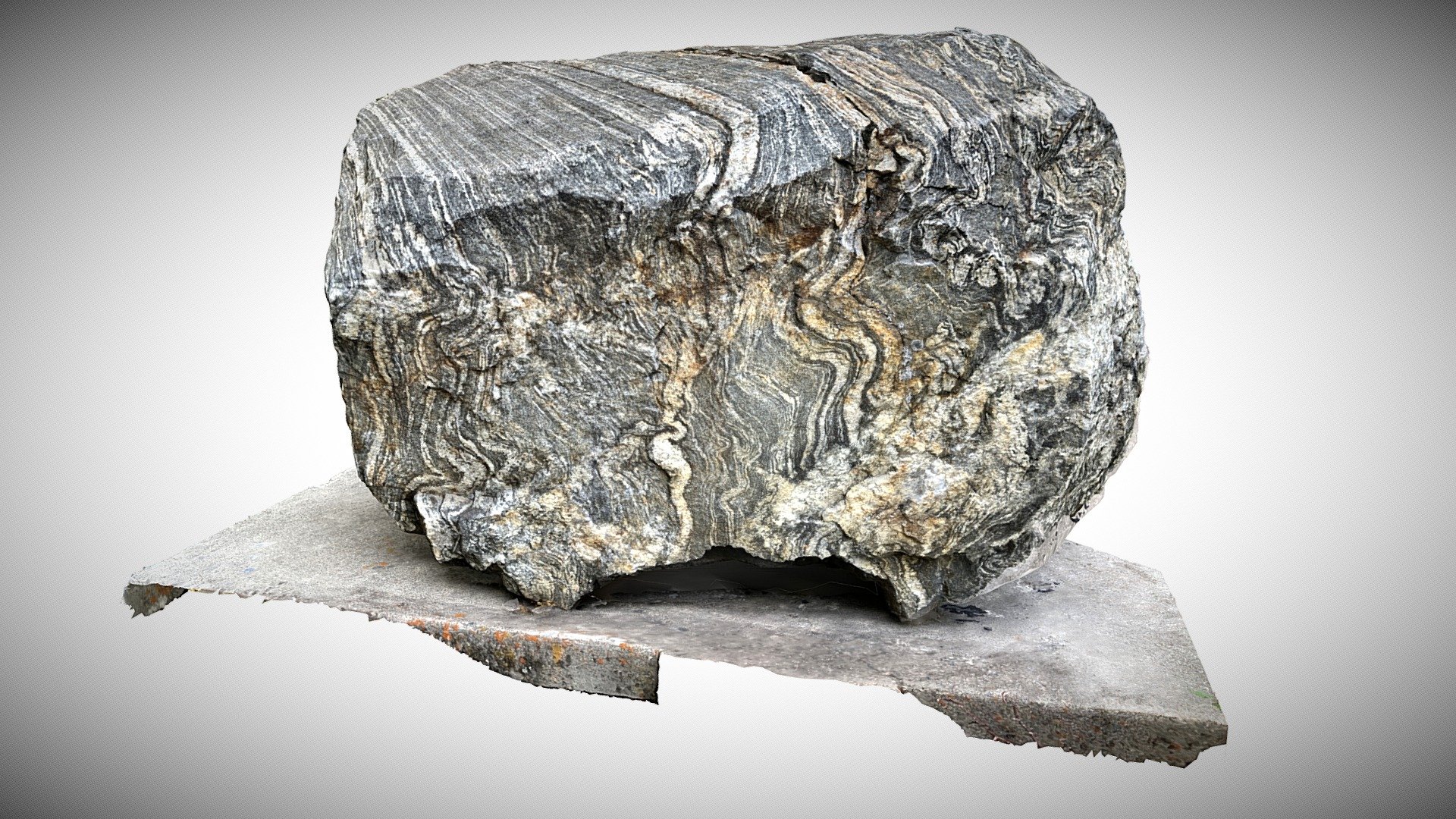 Folds in metamorphic rock - Download Free 3D model by Sara Carena ...
