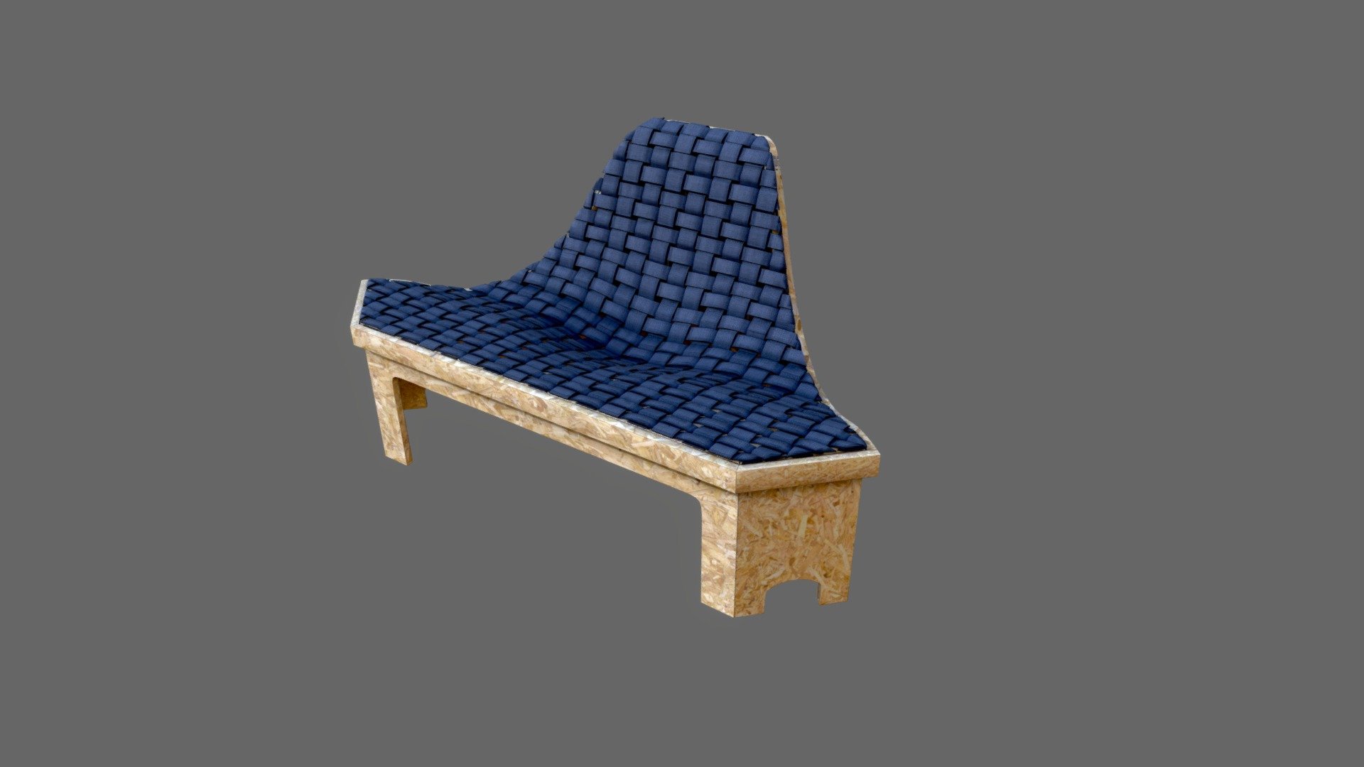 Bench - 3D model by Patrycja Poręba (@patrycjaporeba716) [091dae5 ...
